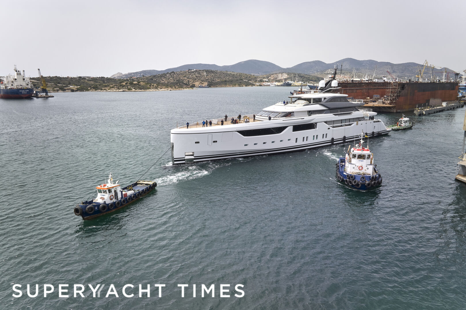 78m Golden Yachts superyacht O’Rea launched