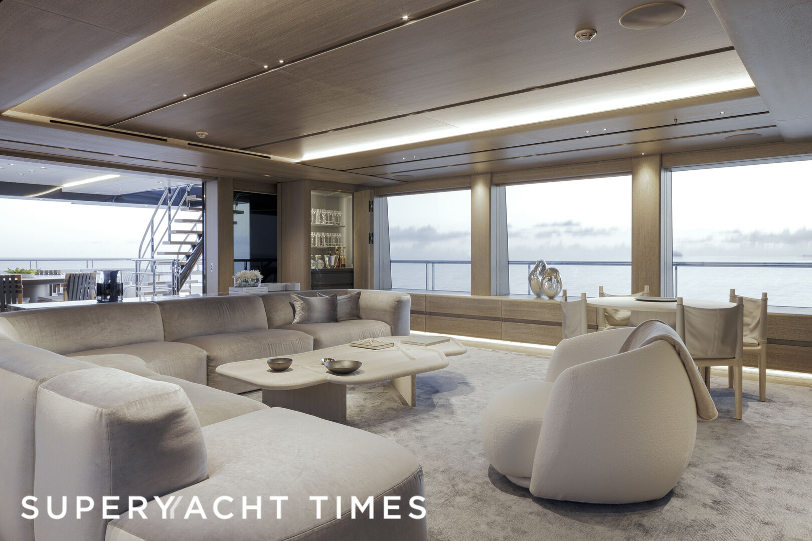 Interior of Amels 60 superyacht Entourage unveiled for the first time