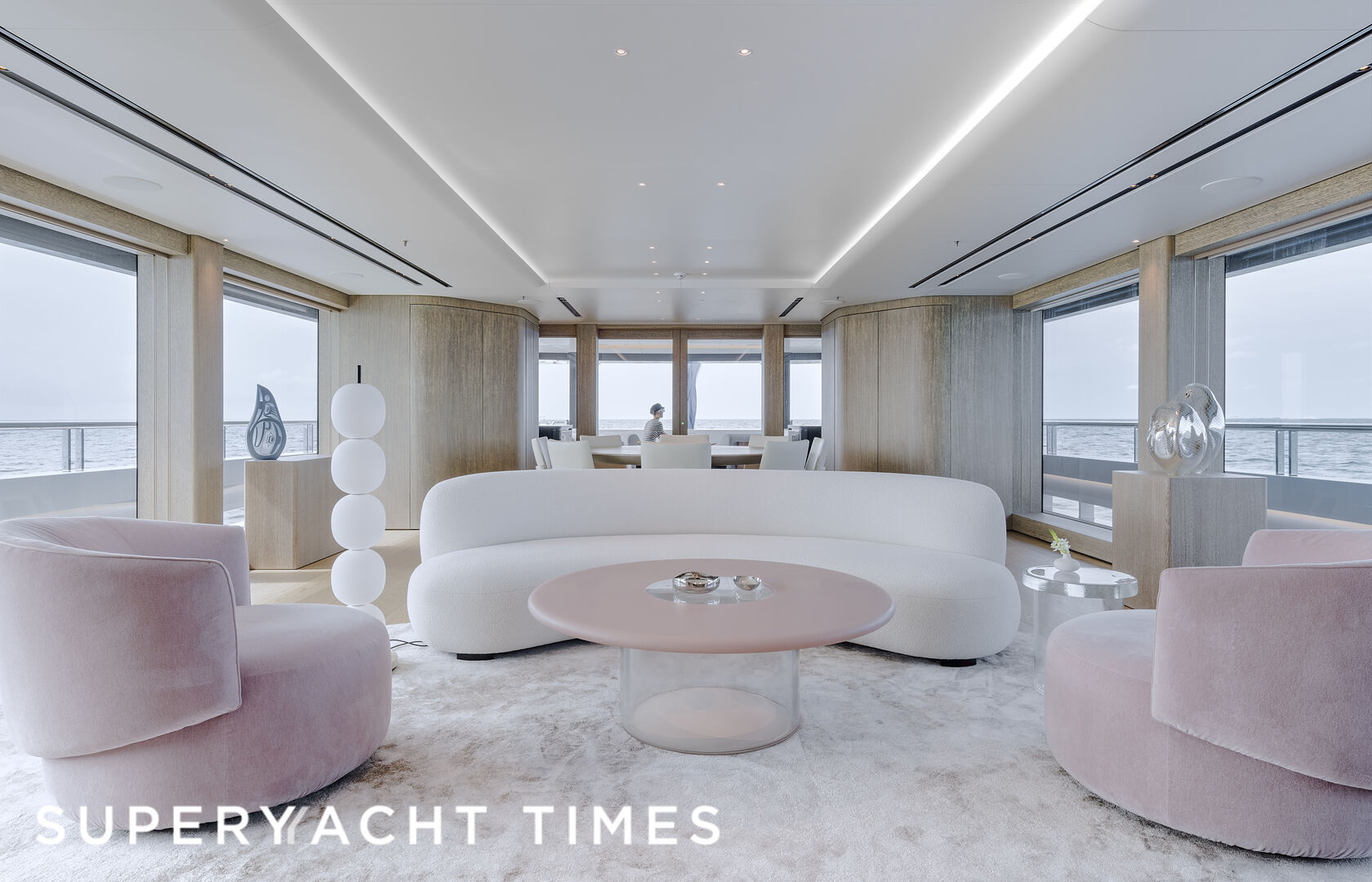 Interior of Amels 60 superyacht Entourage unveiled for the first time
