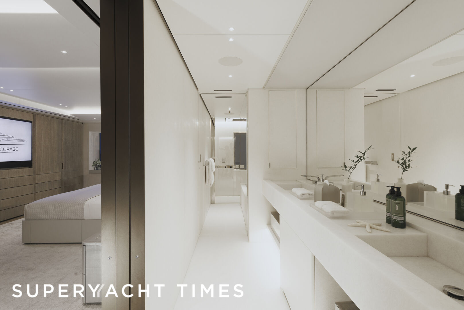 Interior of Amels 60 superyacht Entourage unveiled for the first time