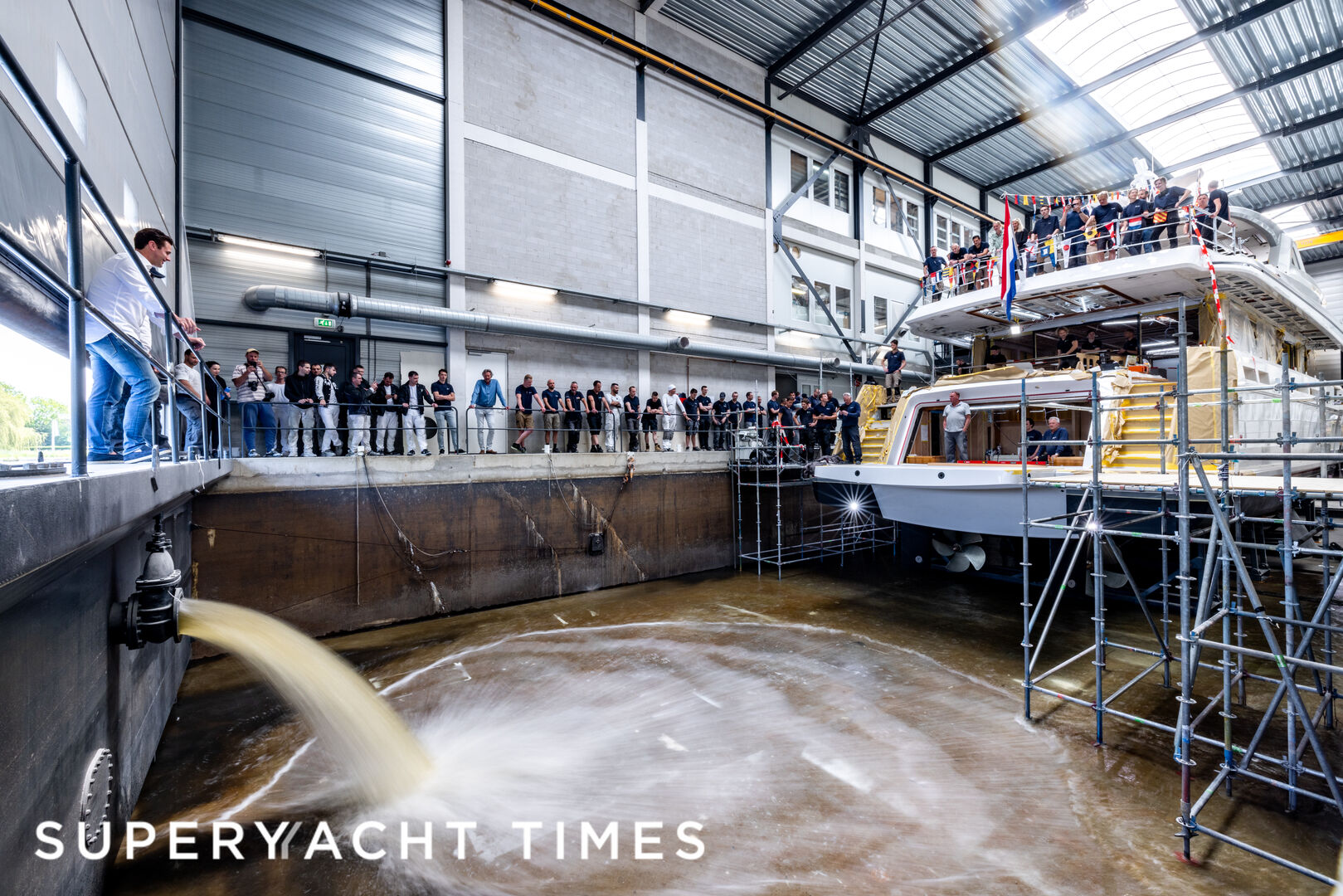 Mulder launches 36m motor yacht Seaflower