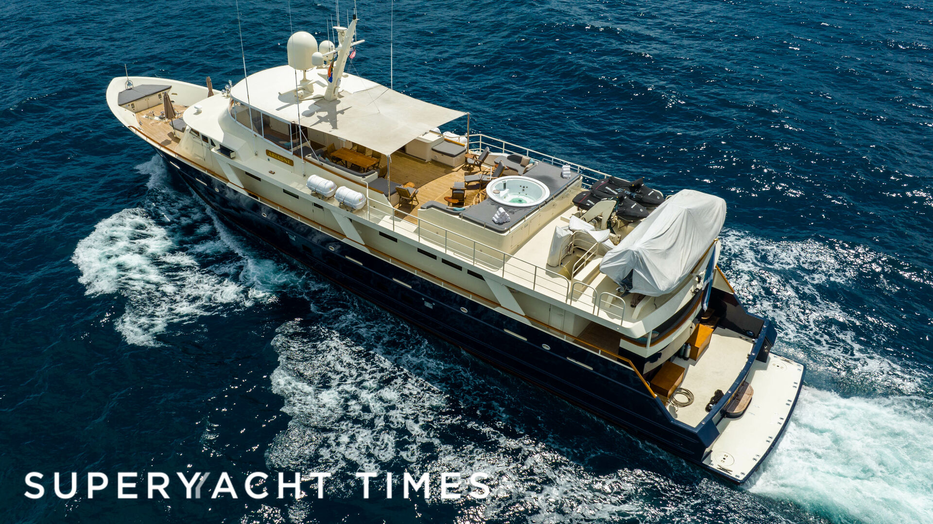 38m Breaux Bay Craft motor yacht Ariadne completes extensive refit