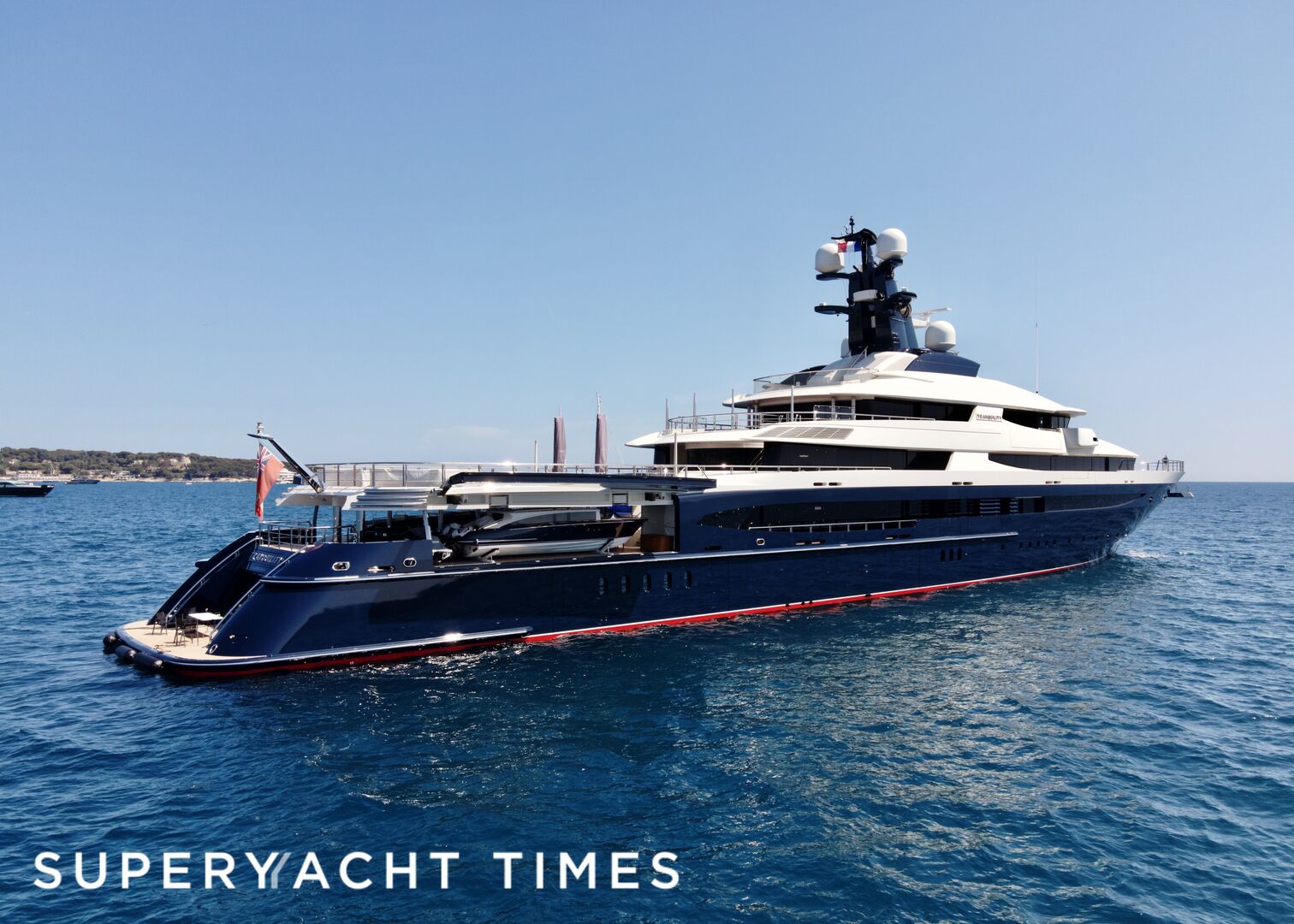 92m superyacht Tranquility in Antibes