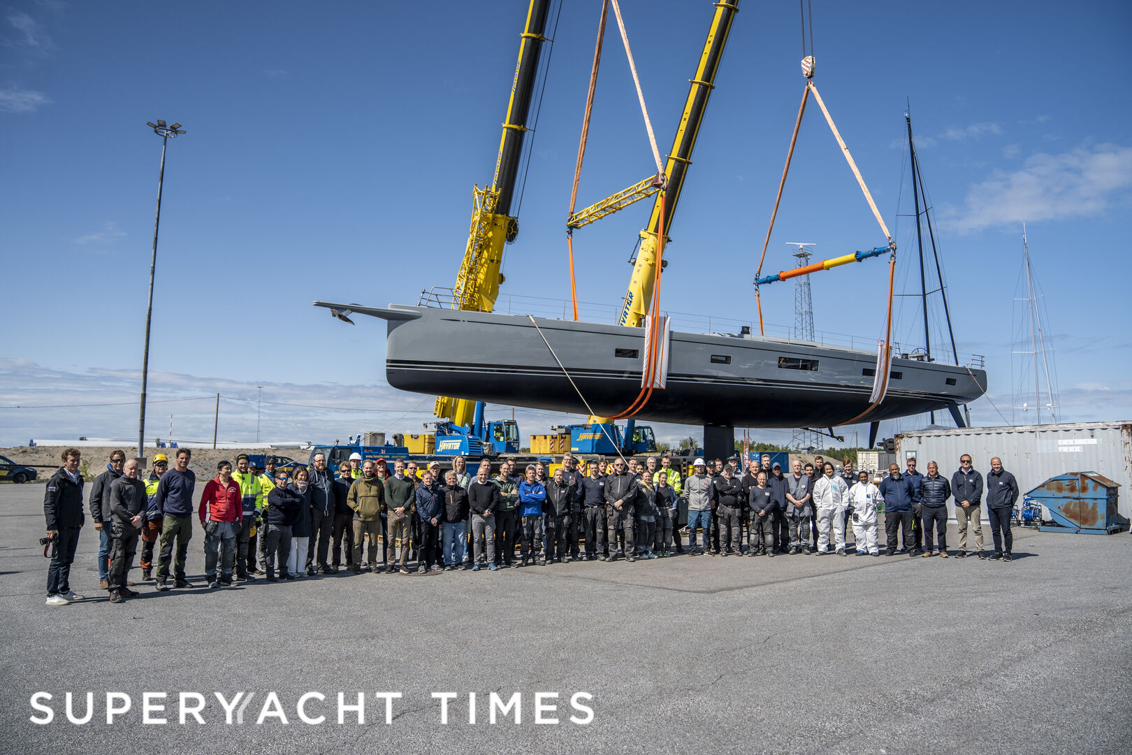 First 35m Nautor Swan 108 sailing yacht launched