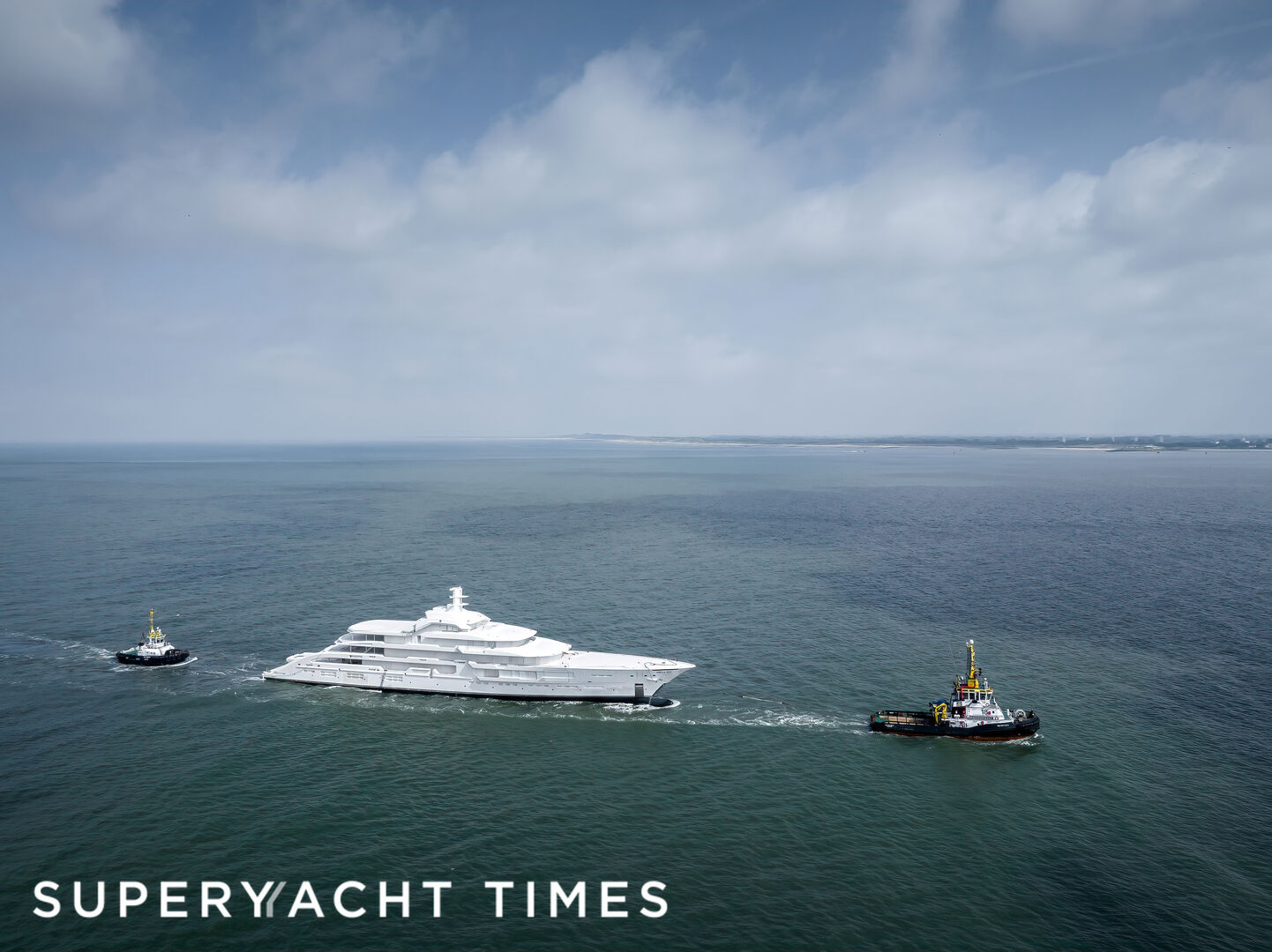 Full-custom Amels 120 superyacht seen for the first time in transit to ...