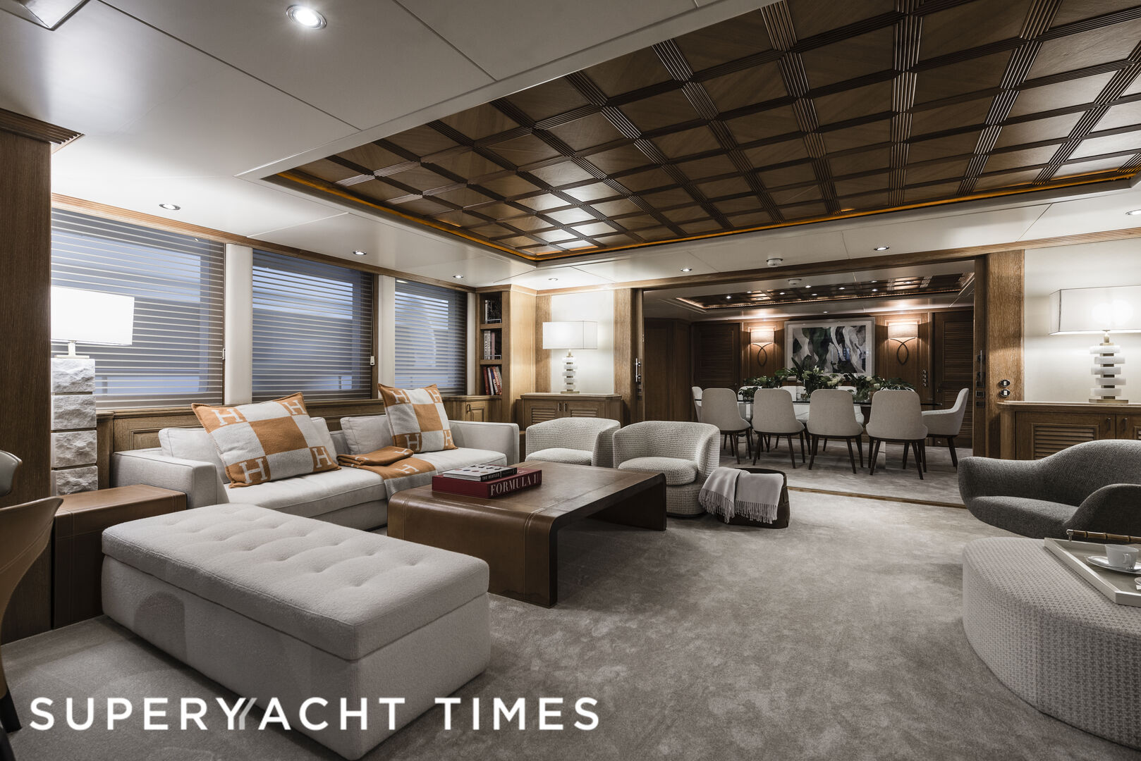 Interiors of 52m Benetti superyacht Solafide unveiled following ...