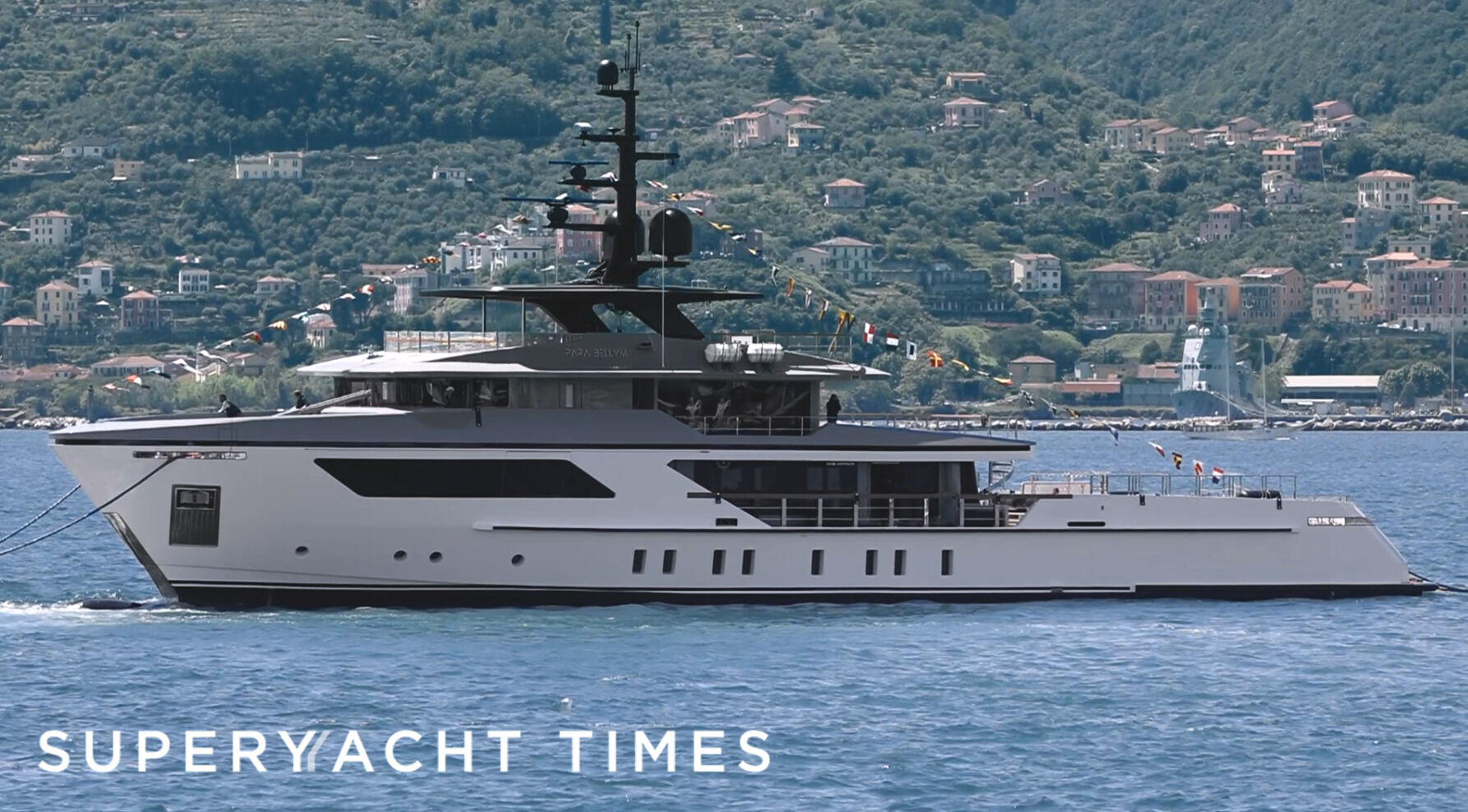 47m Sanlorenzo explorer yacht Para Bellum launched in Italy