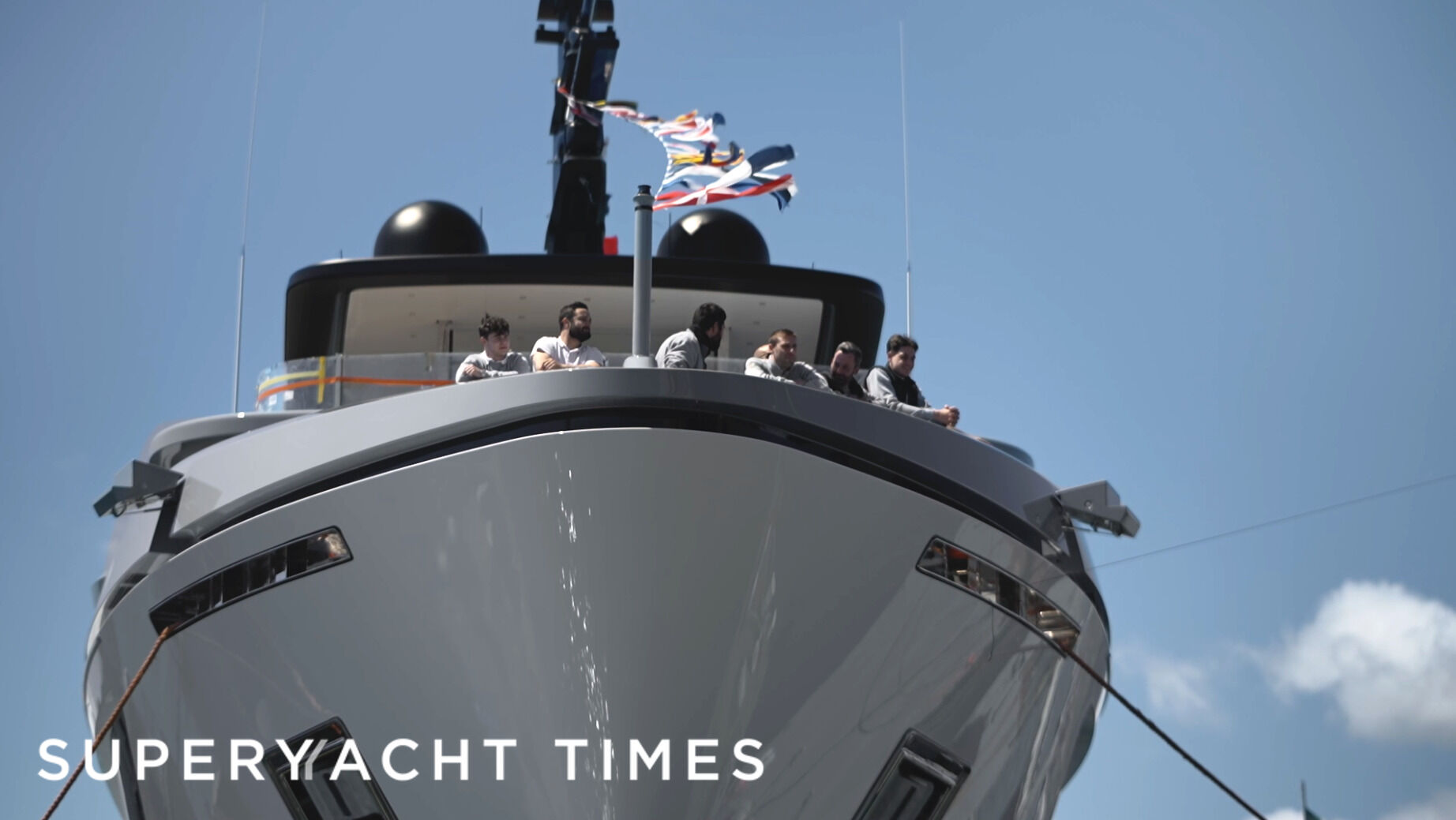 47m Sanlorenzo explorer yacht Para Bellum launched in Italy