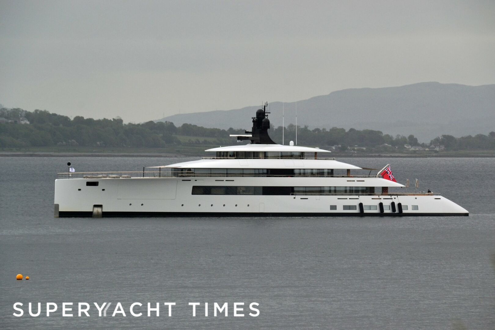 Feadship 77m superyacht Pi in Bute