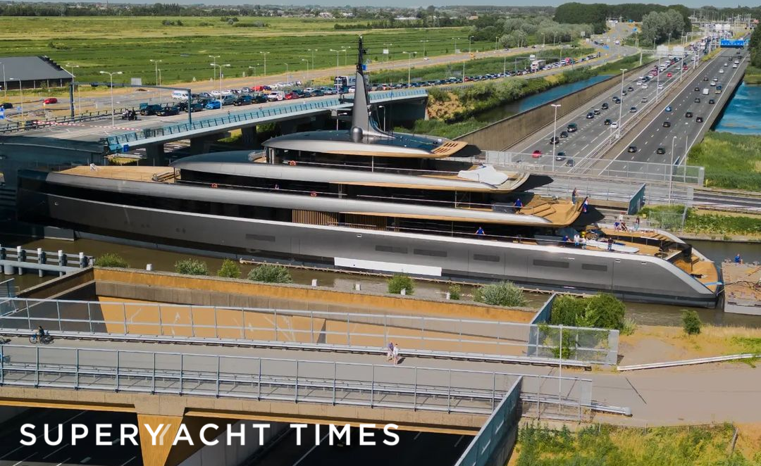 84m Feadship superyacht Obsidian prepares for sea trials