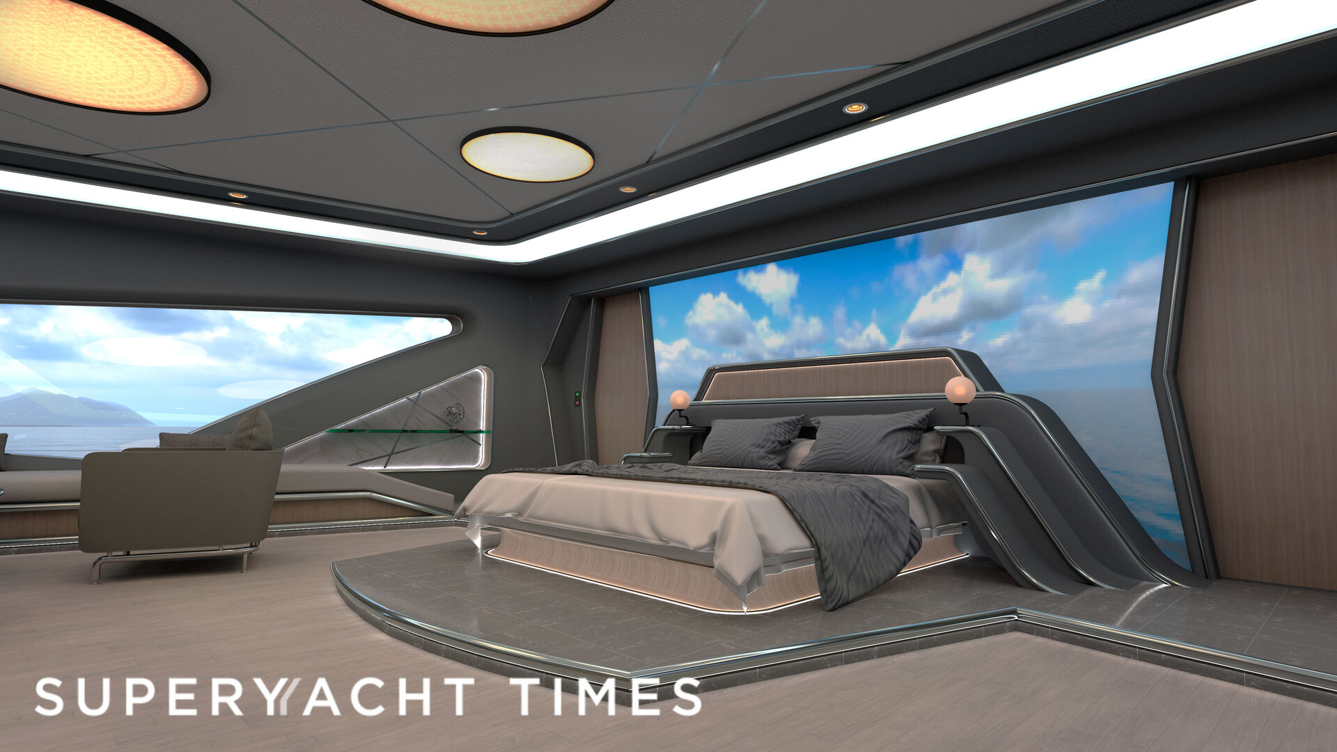 Introducing Amplitude: The 95m superyacht concept with two inflatable ...