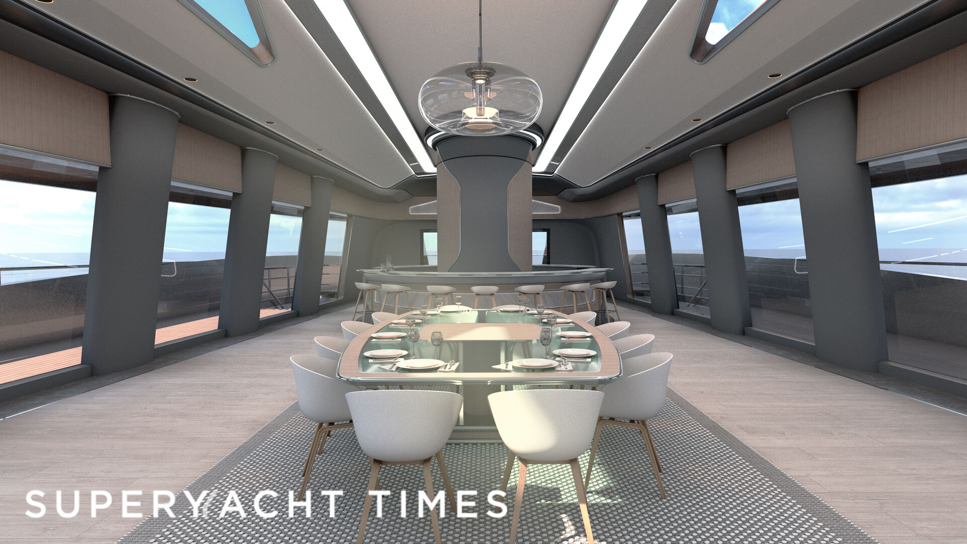 Introducing Amplitude: The 95m superyacht concept with two inflatable ...