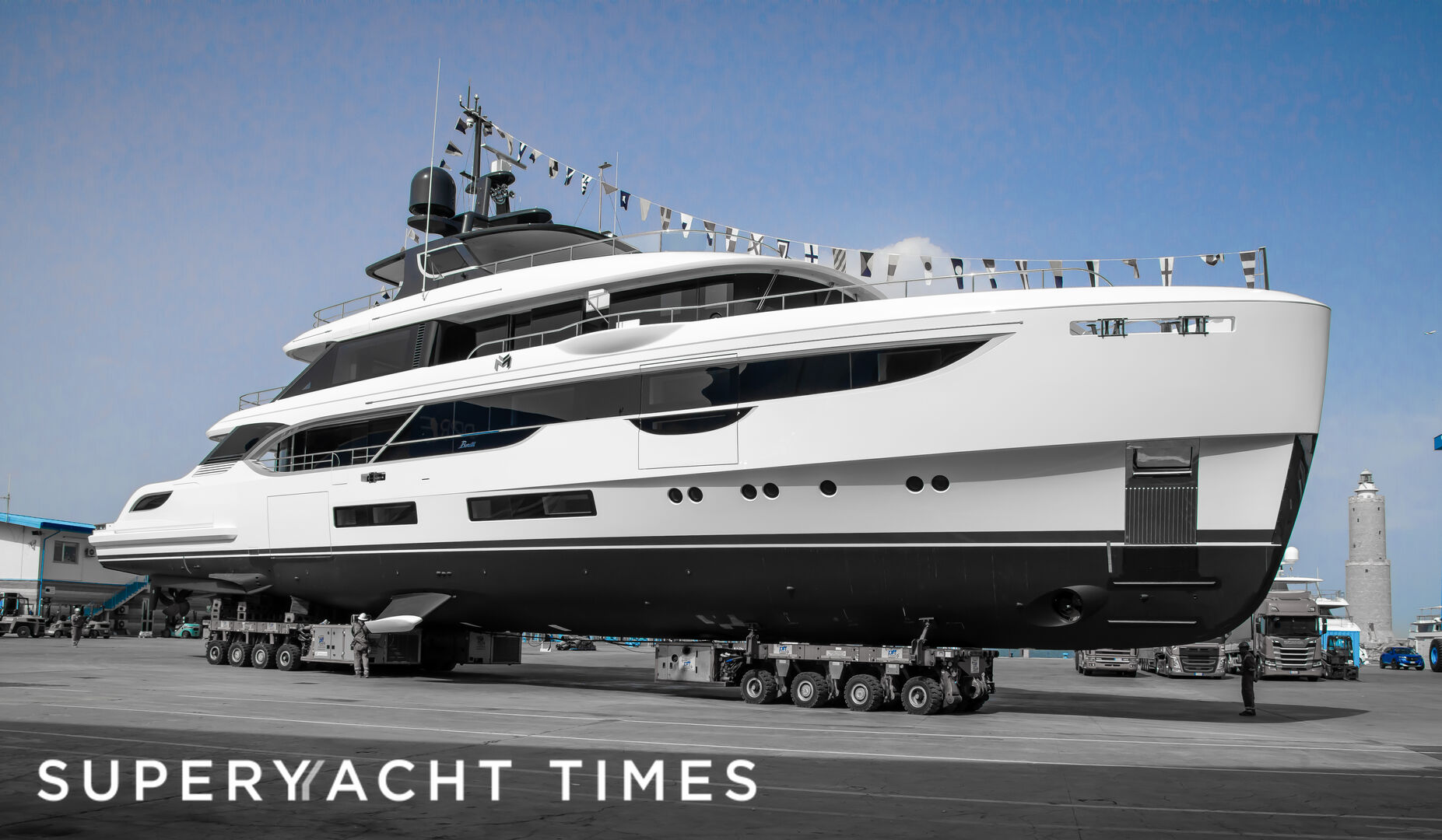 41m custom Benetti Oasis superyacht Maverick launched