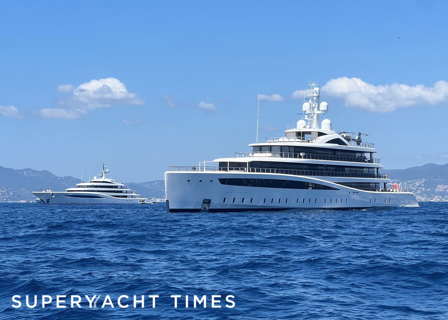 Feadship superyachts Viva and Faith in Cannes