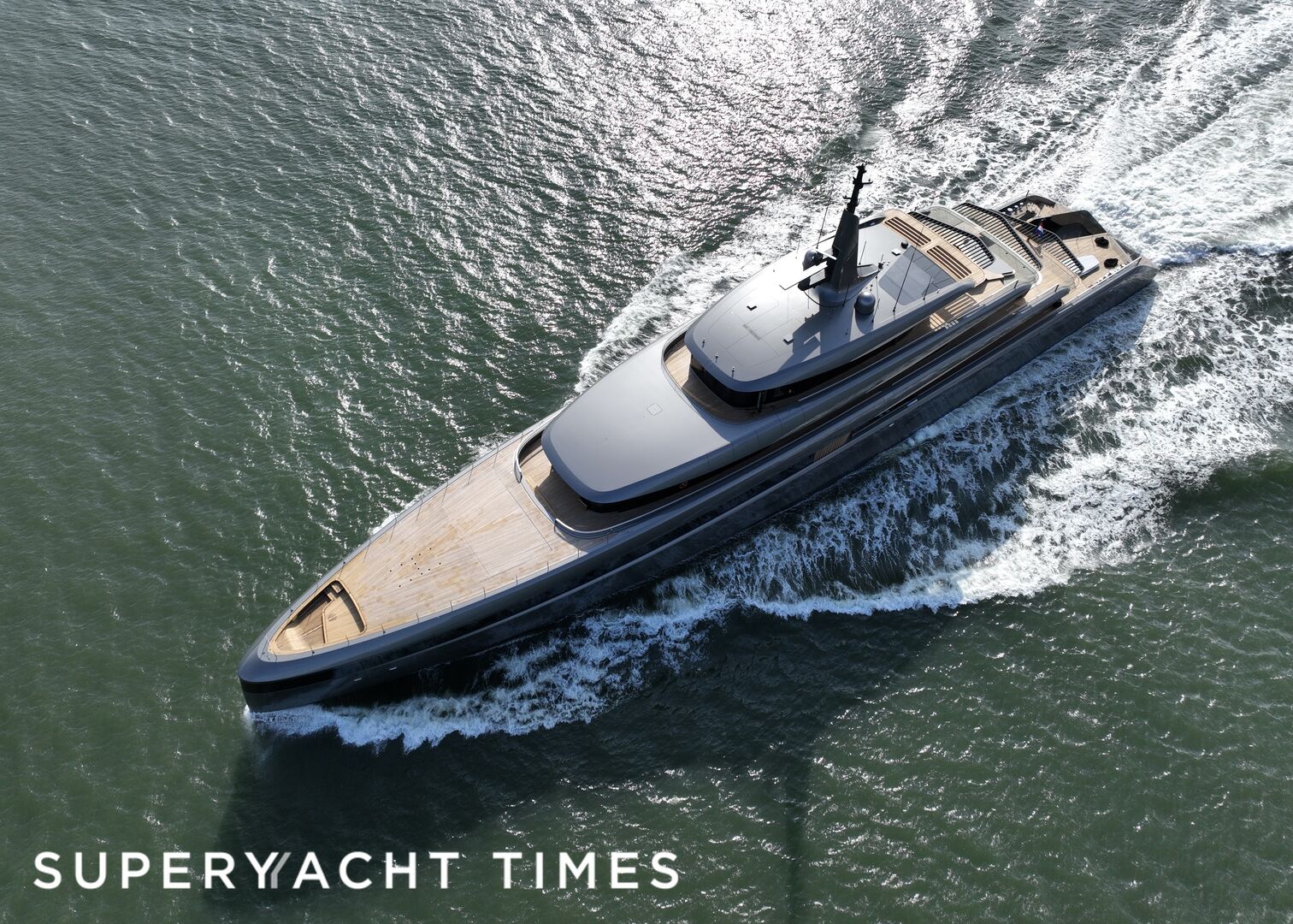 In pictures: New 84m Feadship superyacht Obsidian in Rotterdam