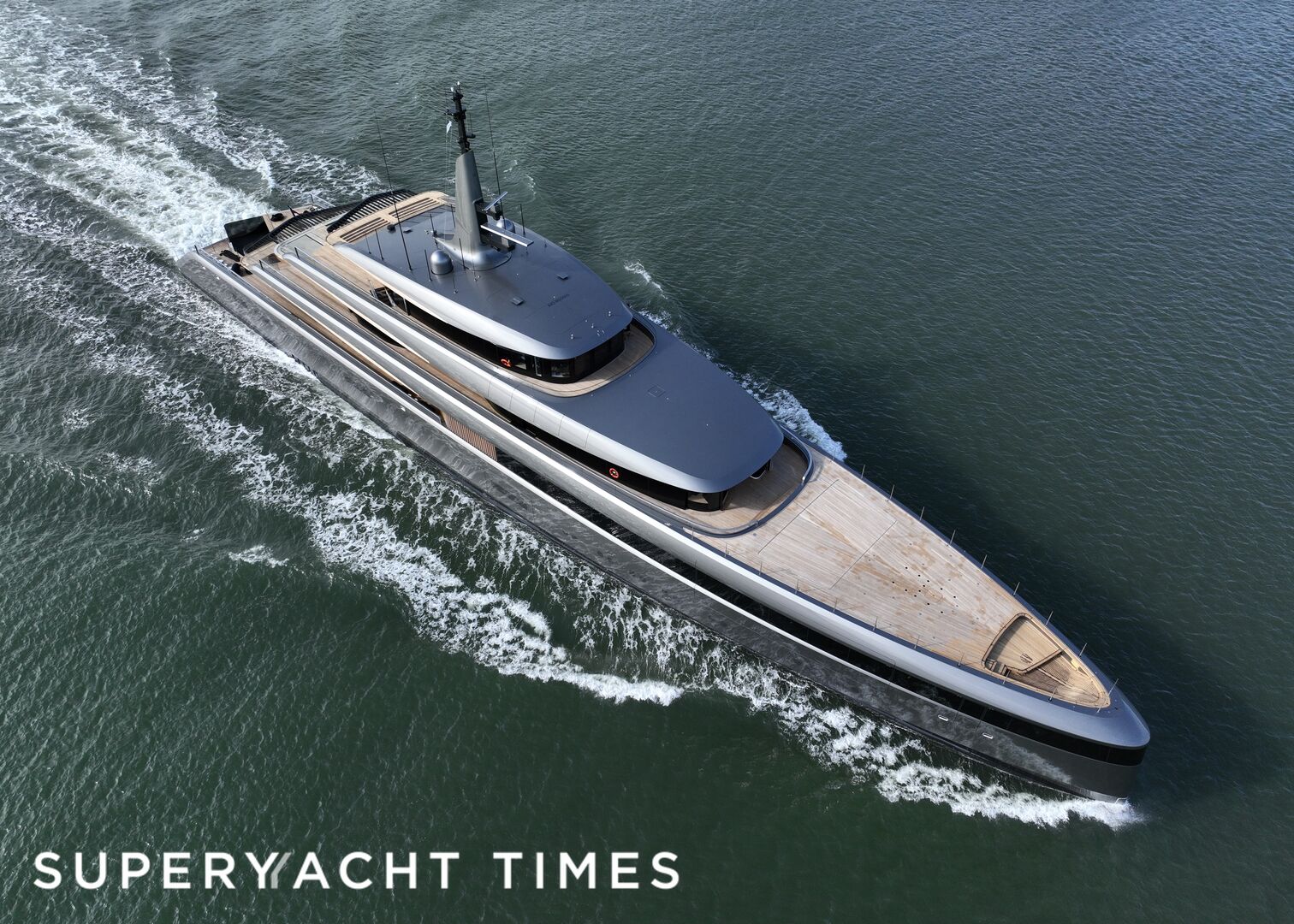 In pictures: New 84m Feadship superyacht Obsidian in Rotterdam