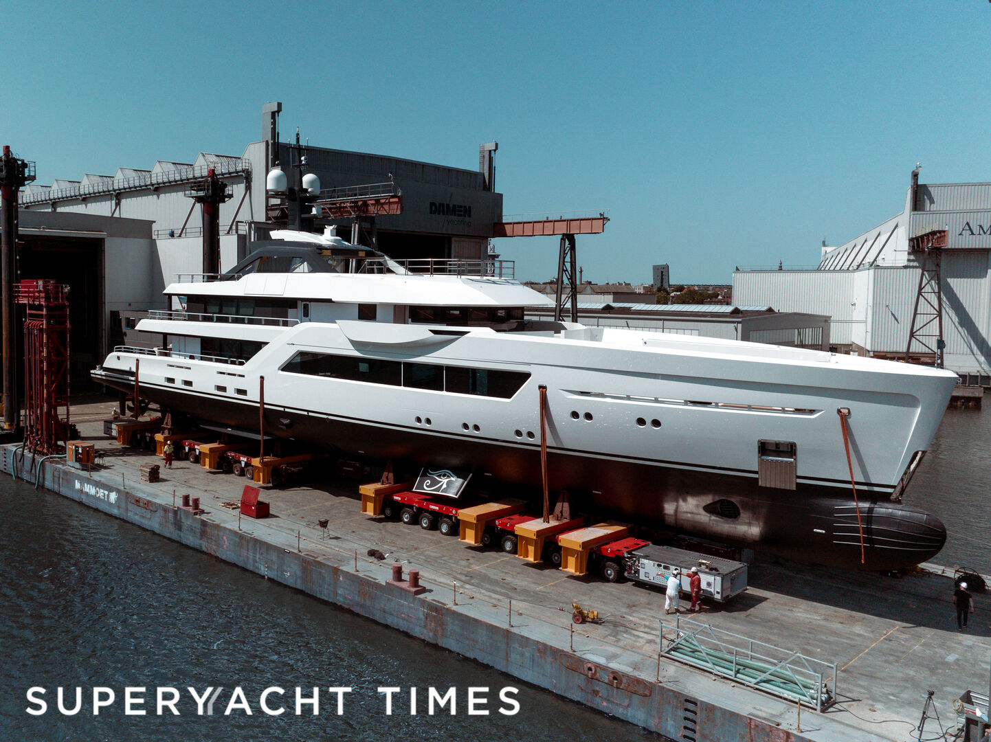 Fourth Amels 60 superyacht launched in the Netherlands