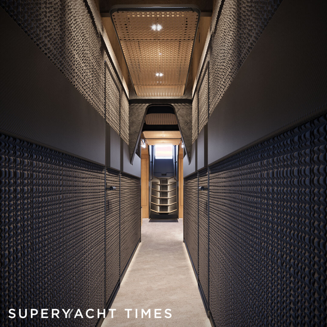 Radical 34m foil-assisted Baltic custom yacht Raven nears launch