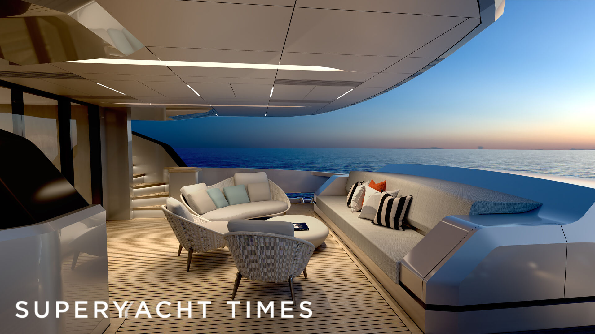 Orion One: Red Yacht Design interiors unveiled of 44m Orion superyacht