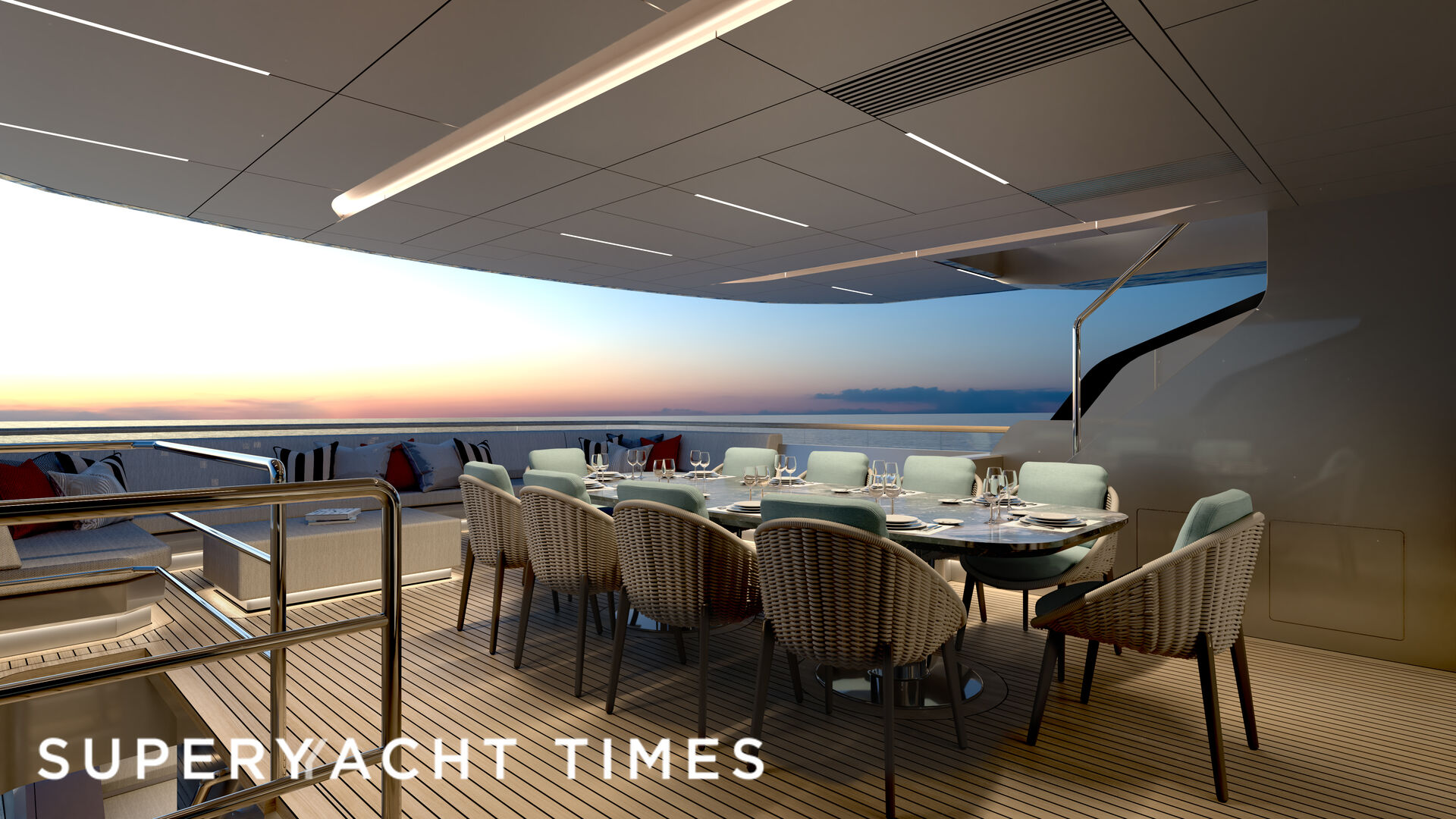 Orion One: Red Yacht Design interiors unveiled of 44m Orion superyacht