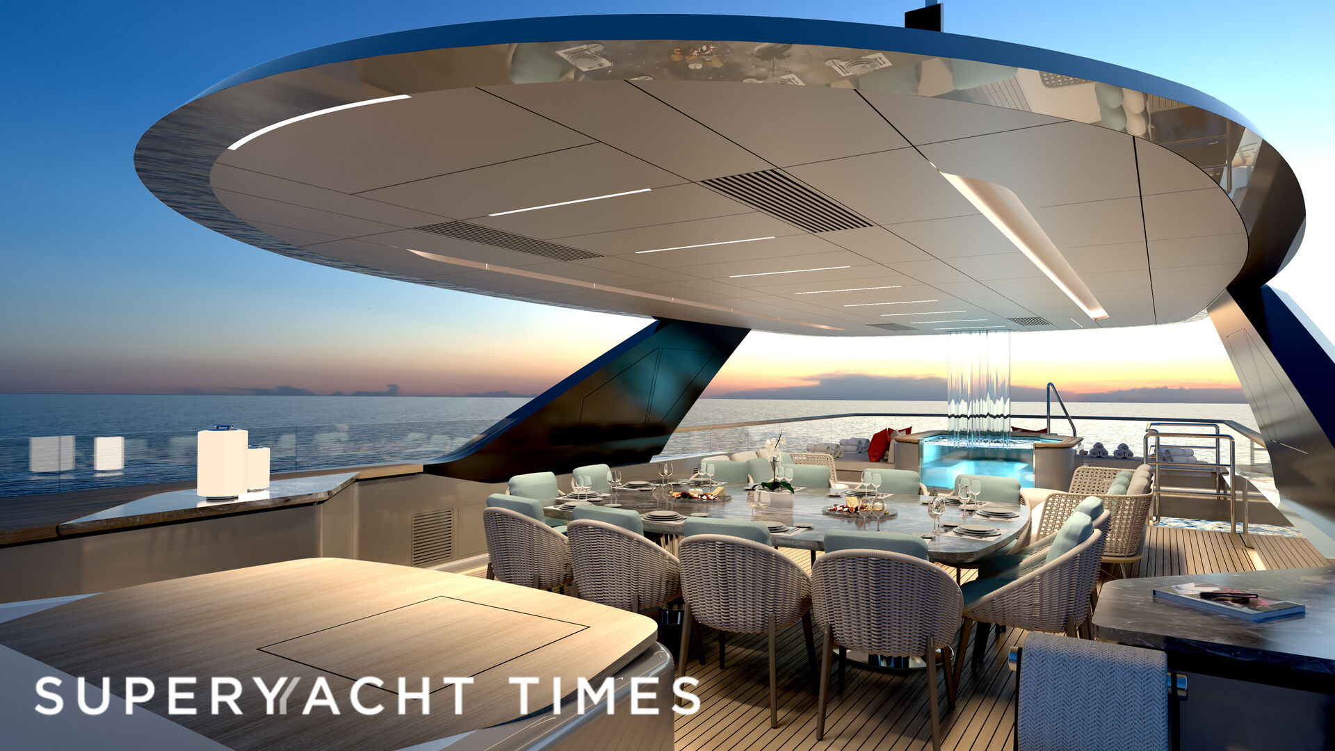 Orion One: Red Yacht Design interiors unveiled of 44m Orion superyacht