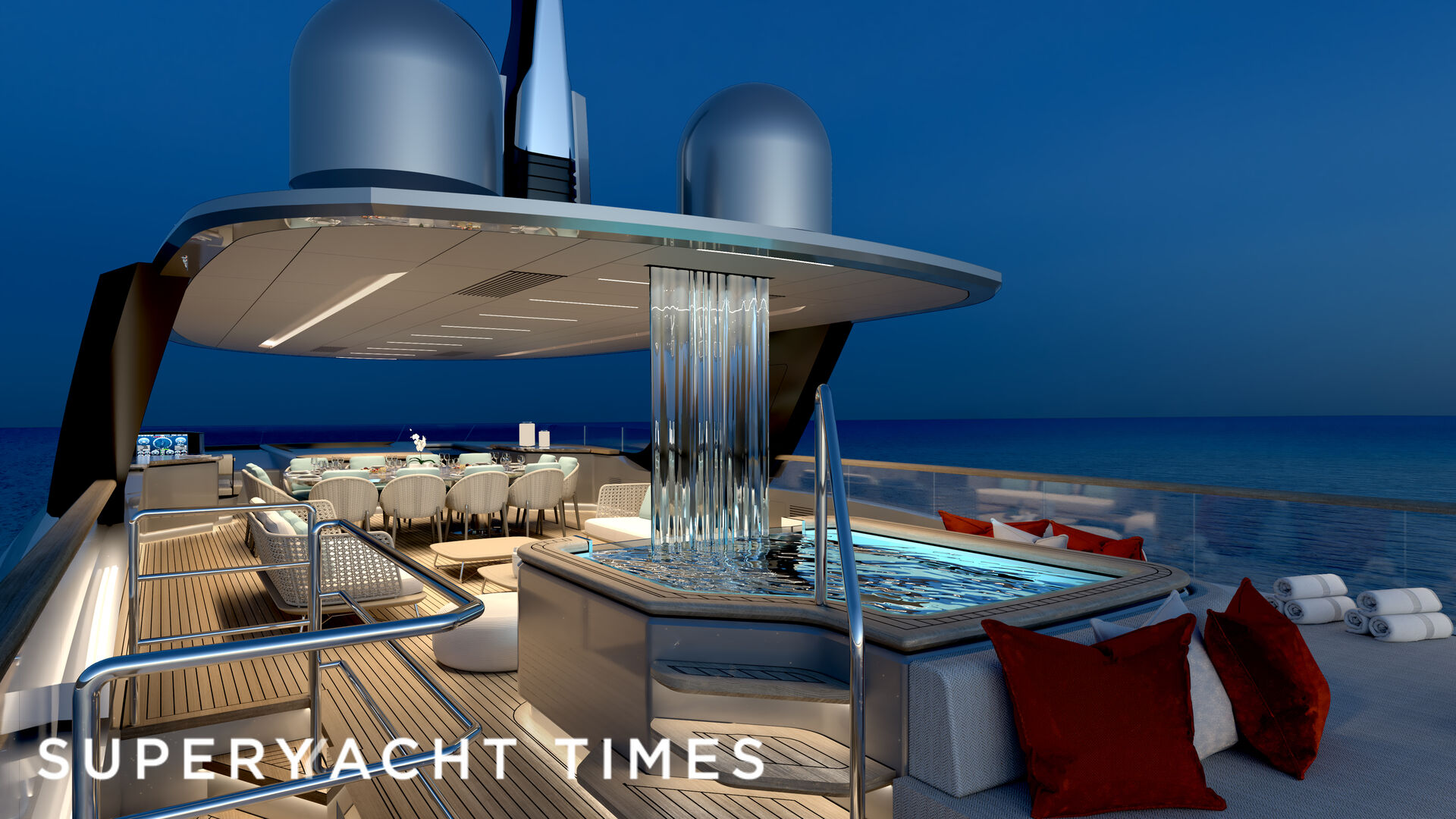 Orion One: Red Yacht Design interiors unveiled of 44m Orion superyacht