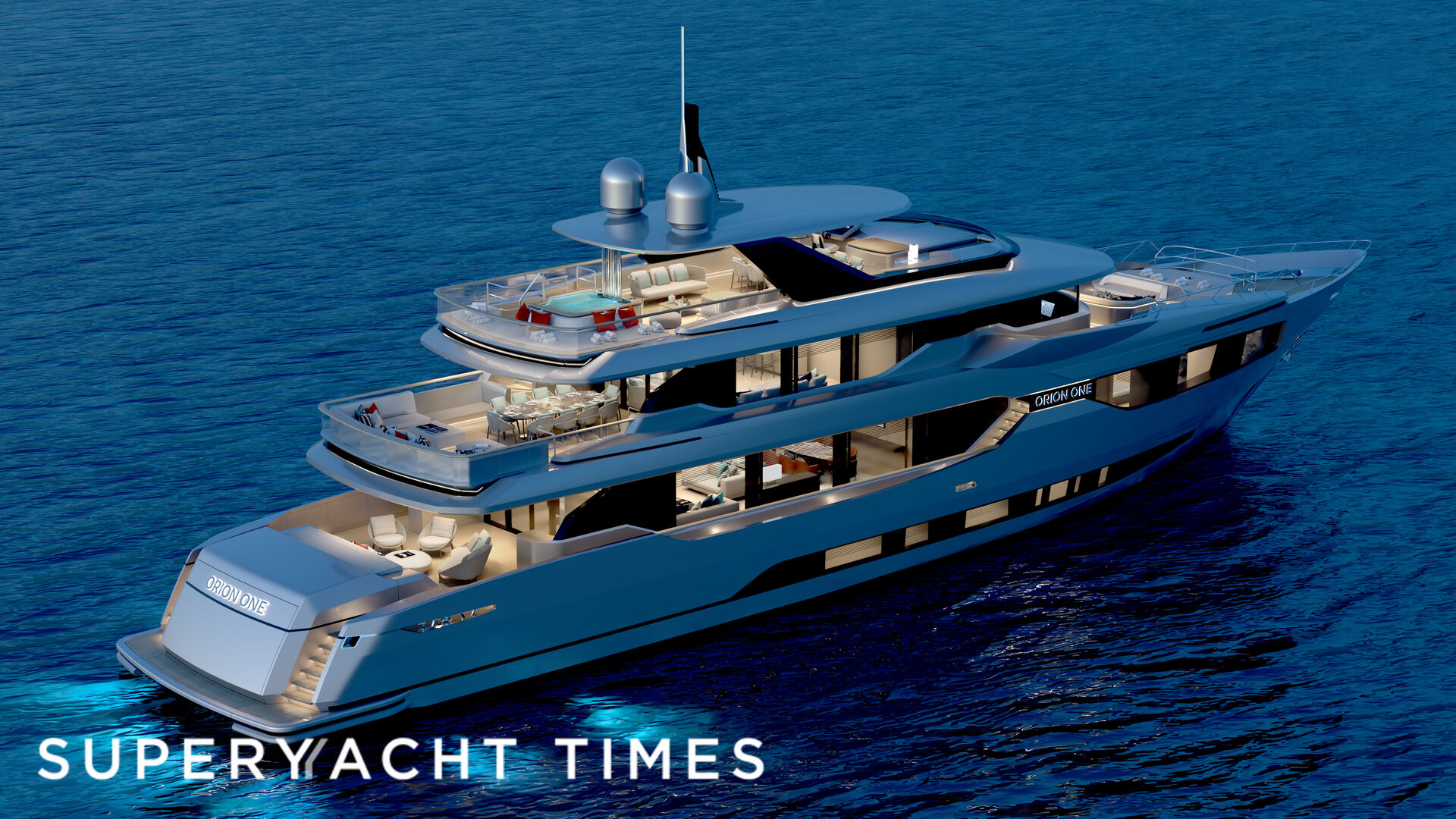 Orion One: Red Yacht Design interiors unveiled of 44m Orion superyacht