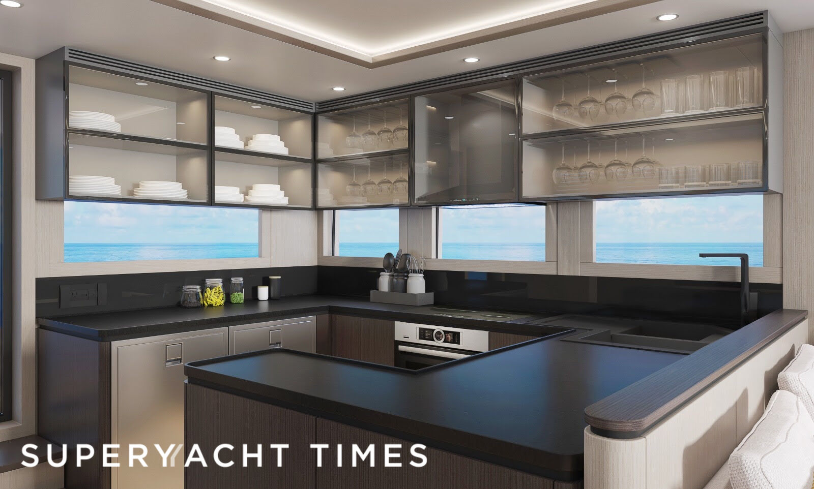 Interiors of in-build 24m Naval motor yacht Vanguard unveiled