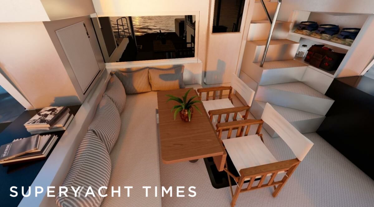 Interiors of in-build 24m Naval motor yacht Vanguard unveiled