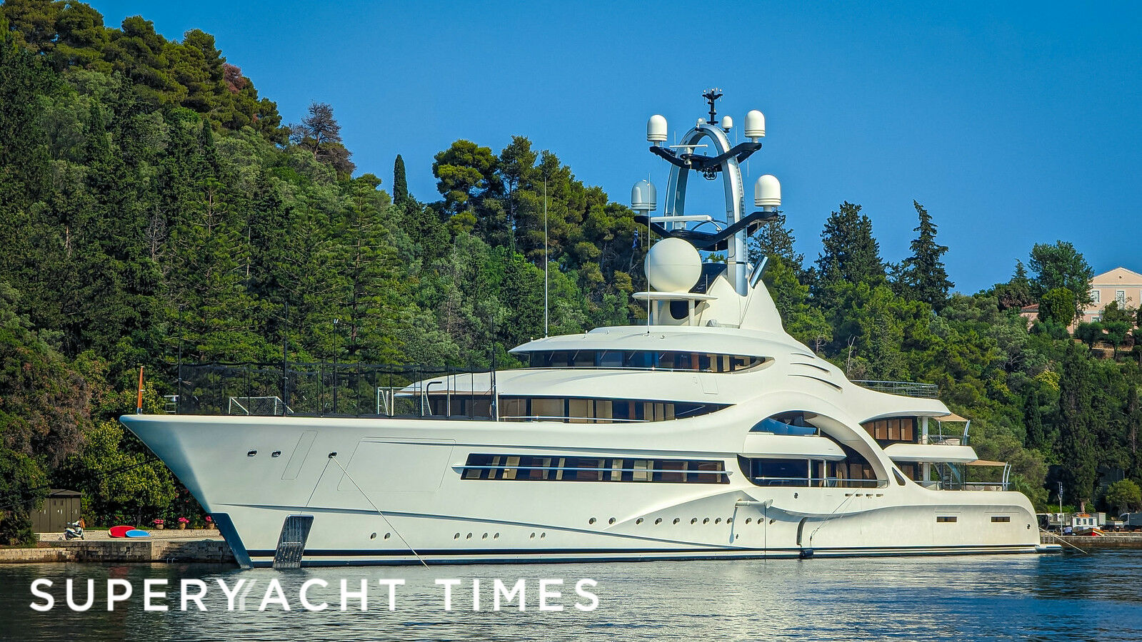 Feadship 110m superyacht Anna in Greece
