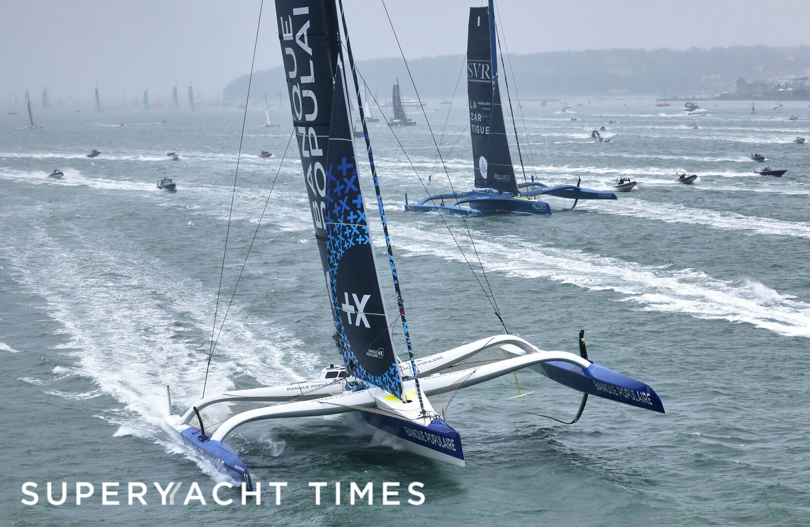 50th Rolex Fastnet Race: first boats home in record-breaking time