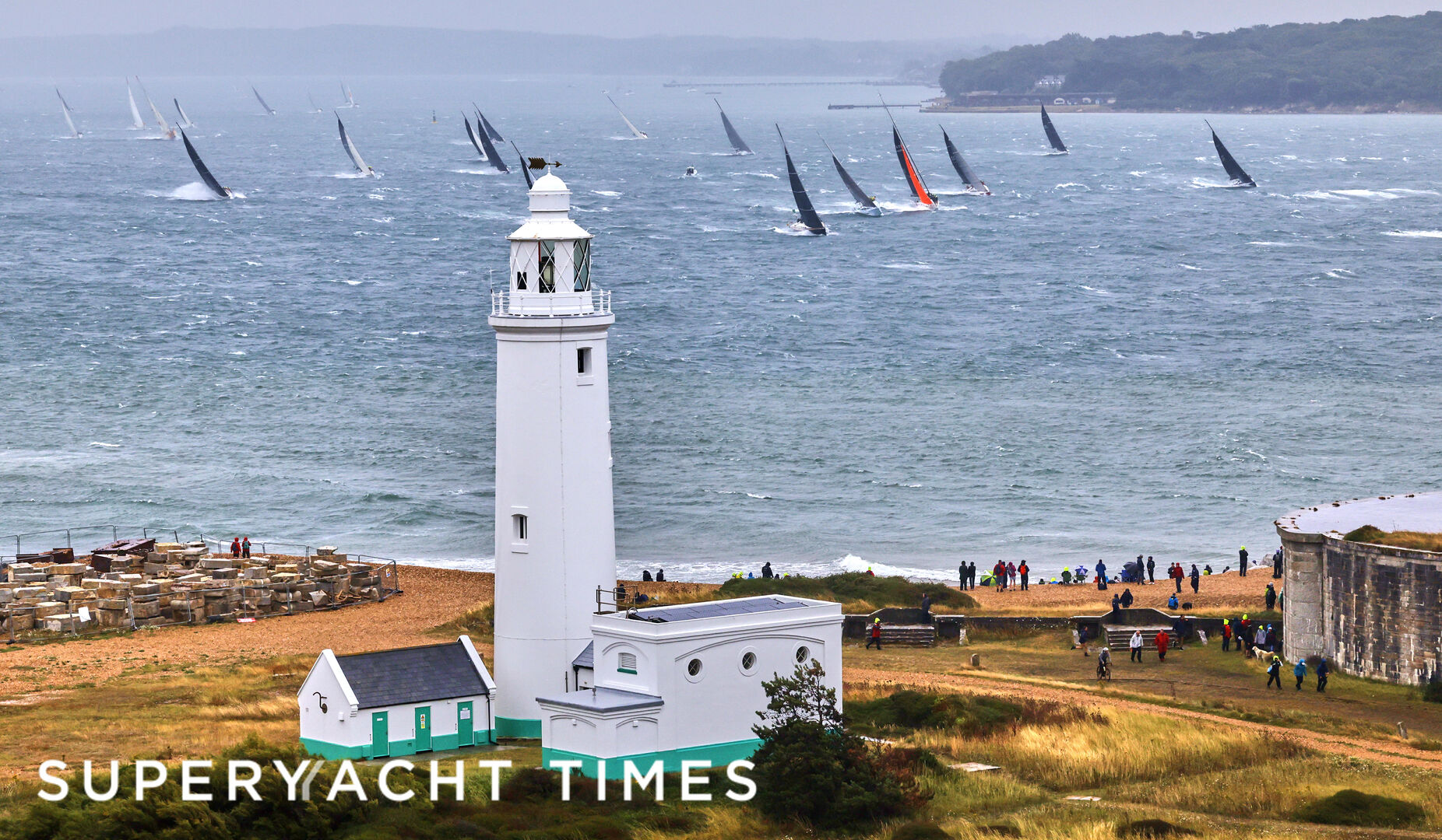 Botin 52 sailing yacht Caro wins 50th Rolex Fastnet Race