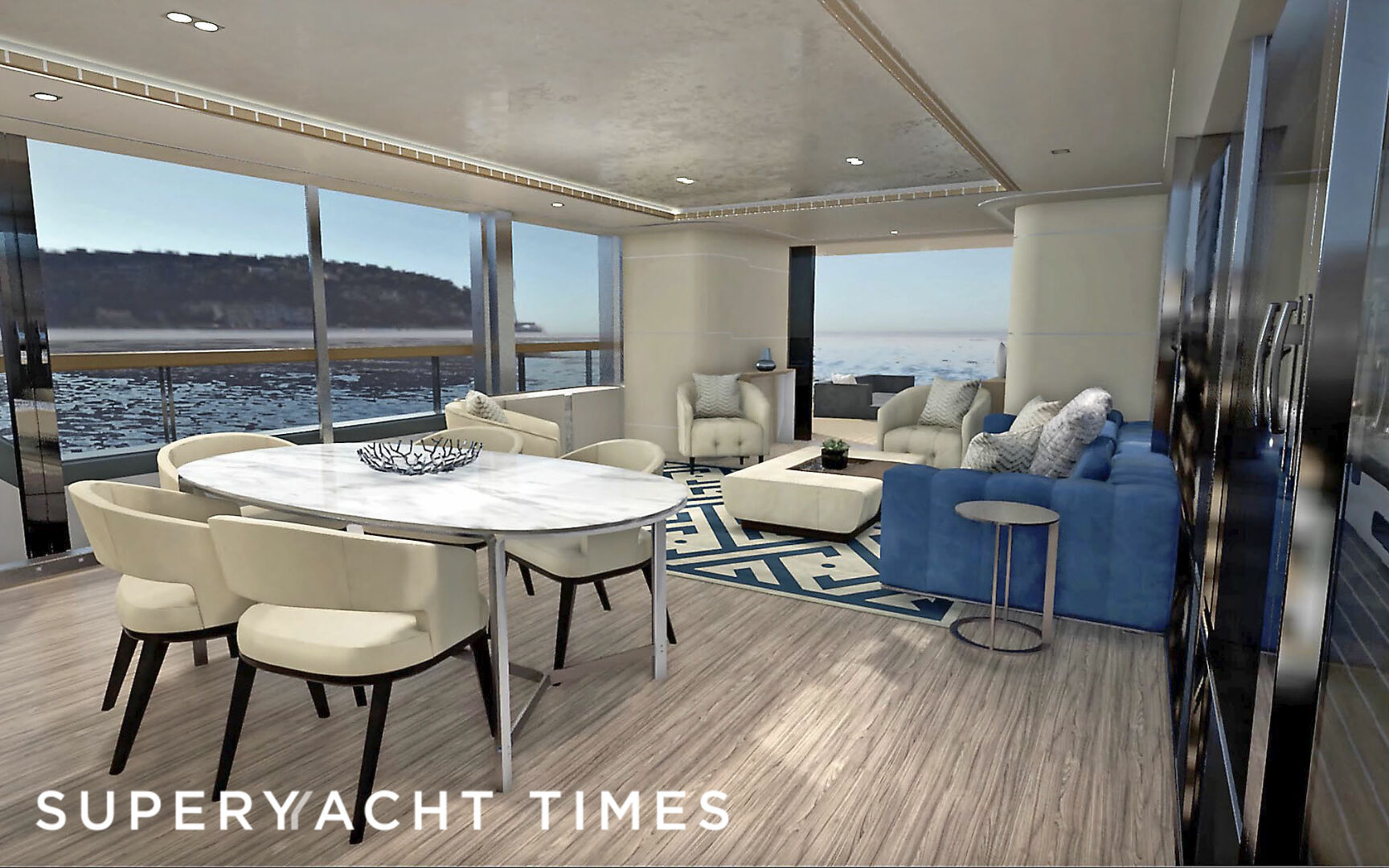 Vickers Studio unveils new 30m yacht concept Project Abacos