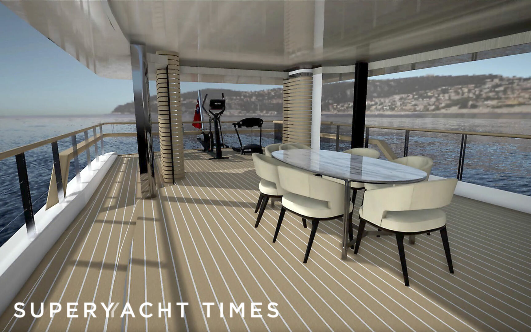 Vickers Studio unveils new 30m yacht concept Project Abacos