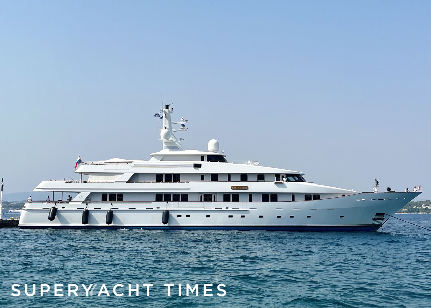 58m superyacht Kwikumat in Spetses