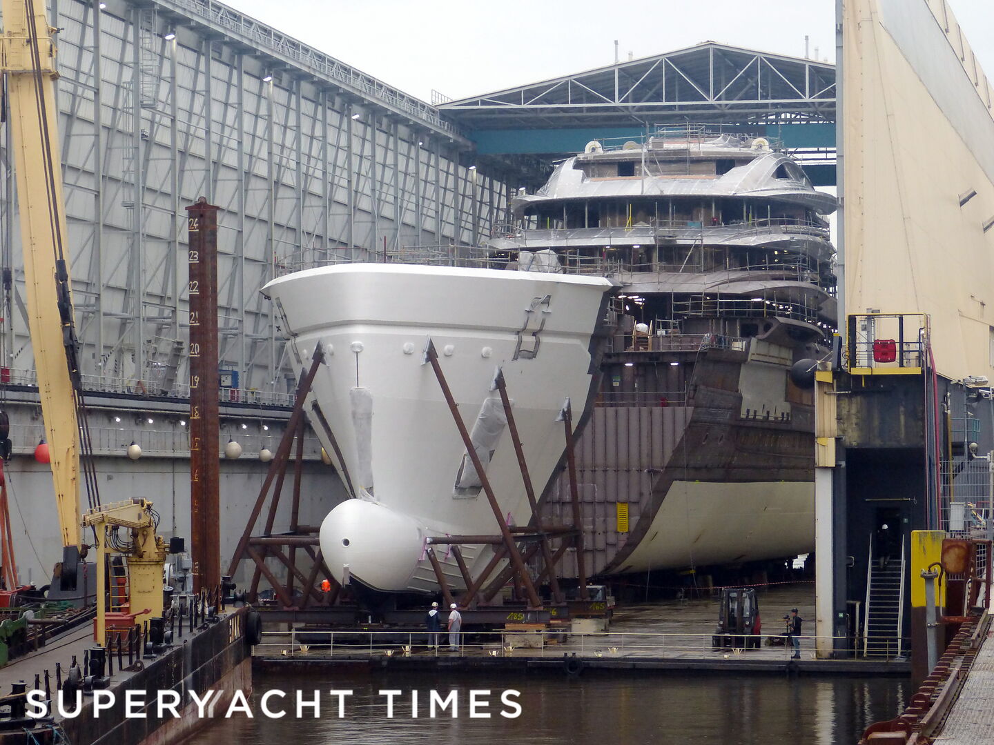 New images of 130m+ Lürssen superyacht Deep Blue