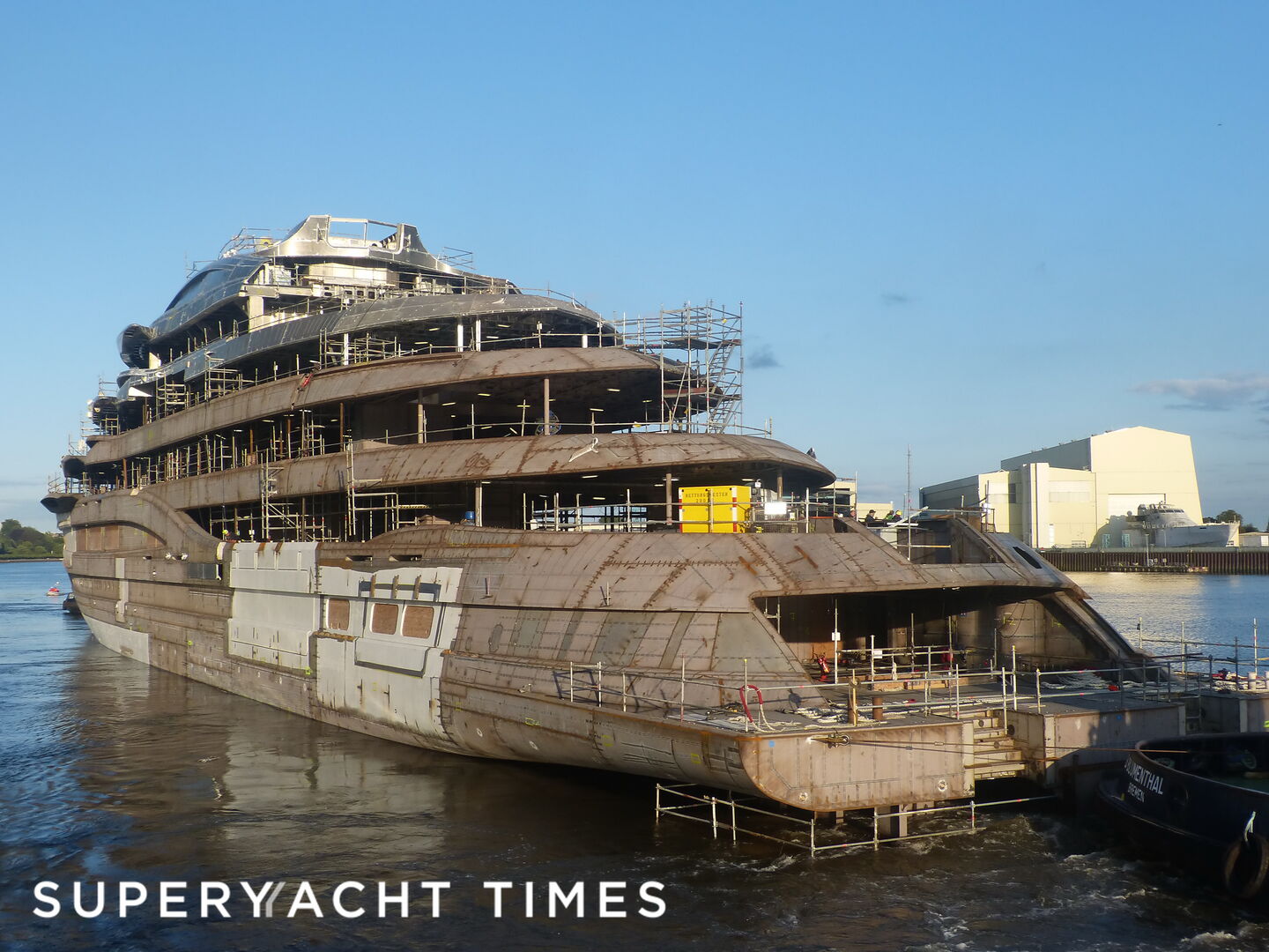 New images of 130m+ Lürssen superyacht Deep Blue