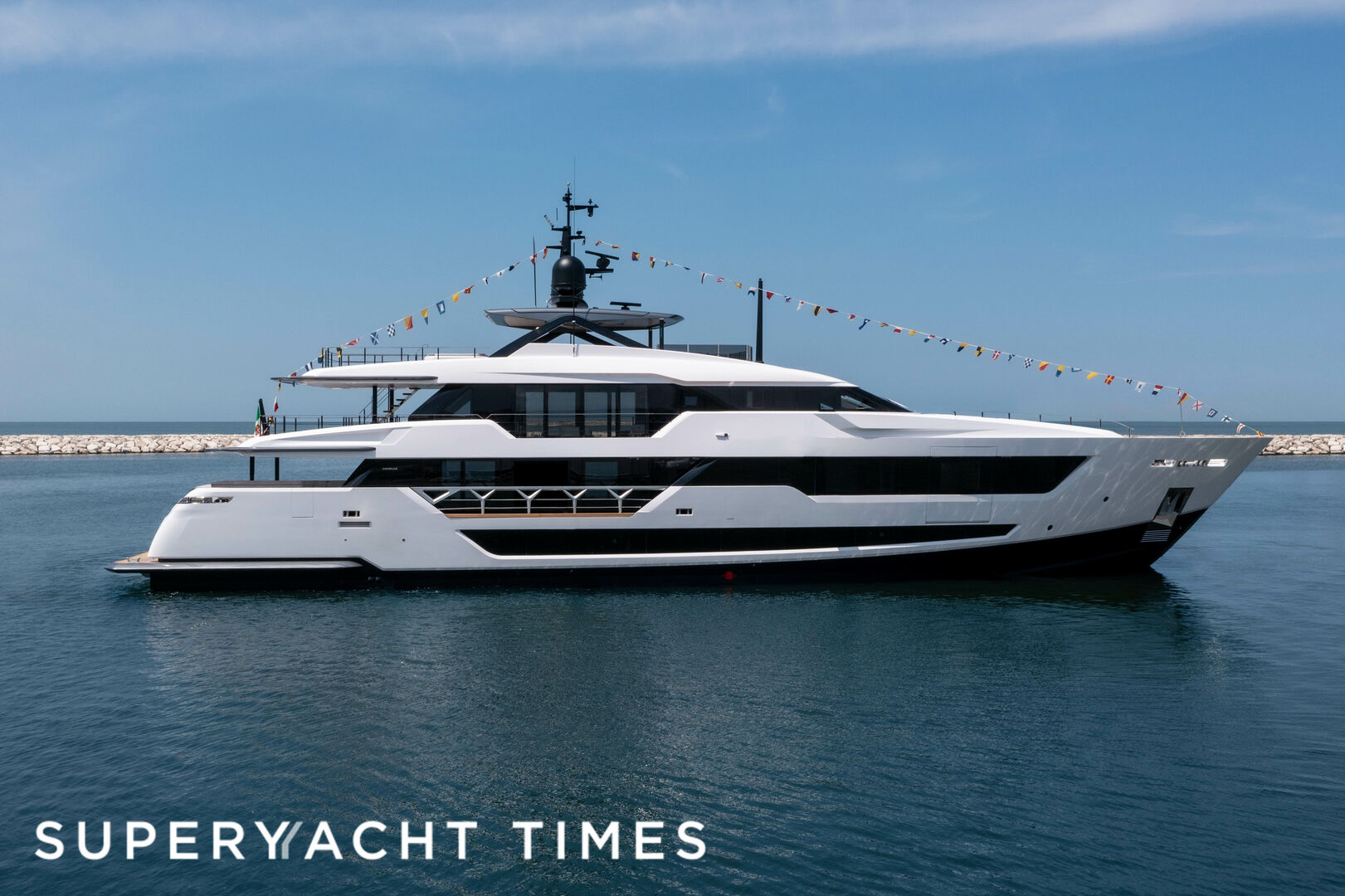 Second 43m Custom Line 140 superyacht launched