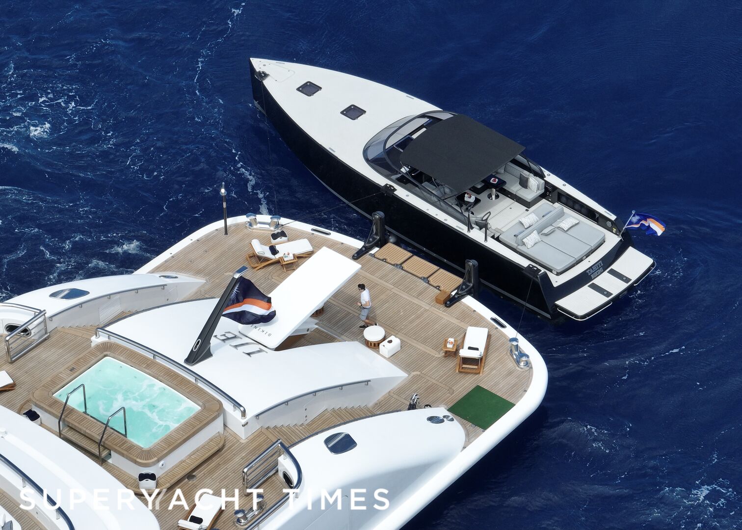 100m+ superyachts spotted in the French Riviera