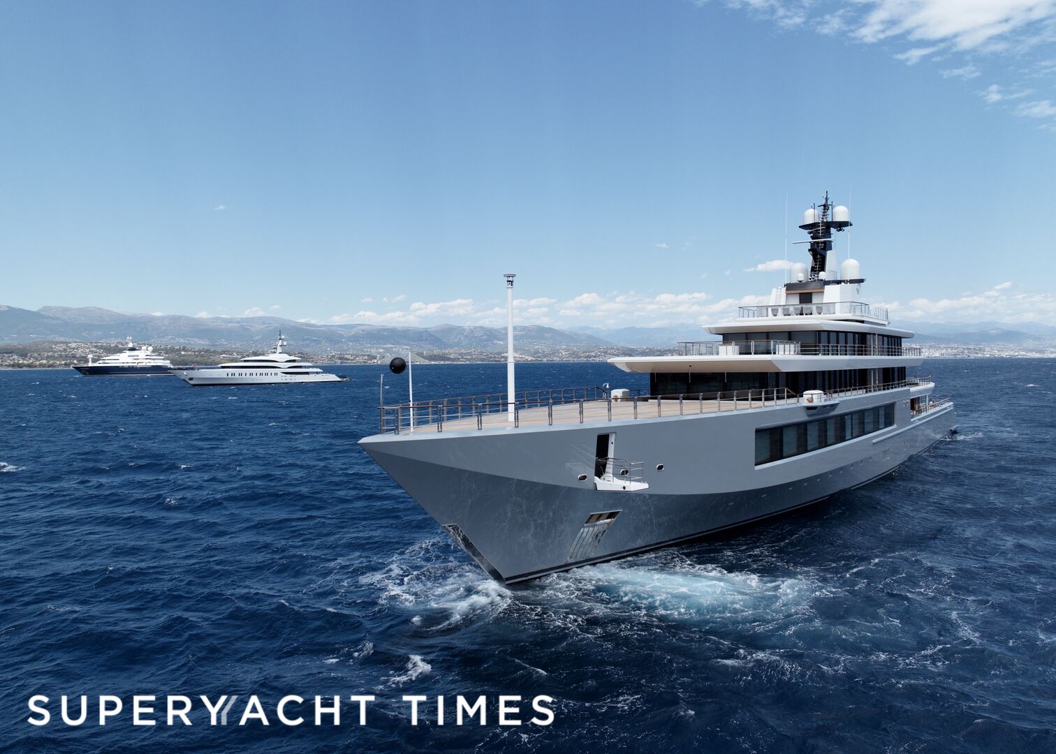 100m+ superyachts spotted in the French Riviera