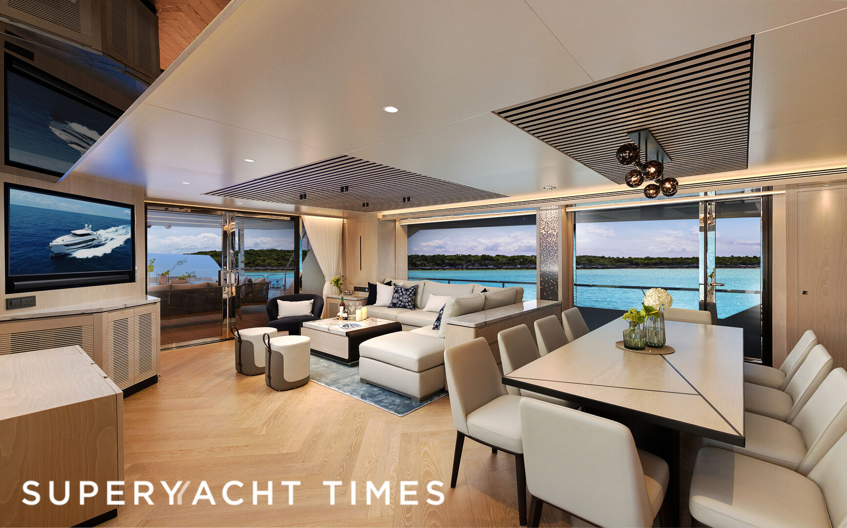 Onboard the latest 27m Horizon FD90 yacht launched for the Australian ...