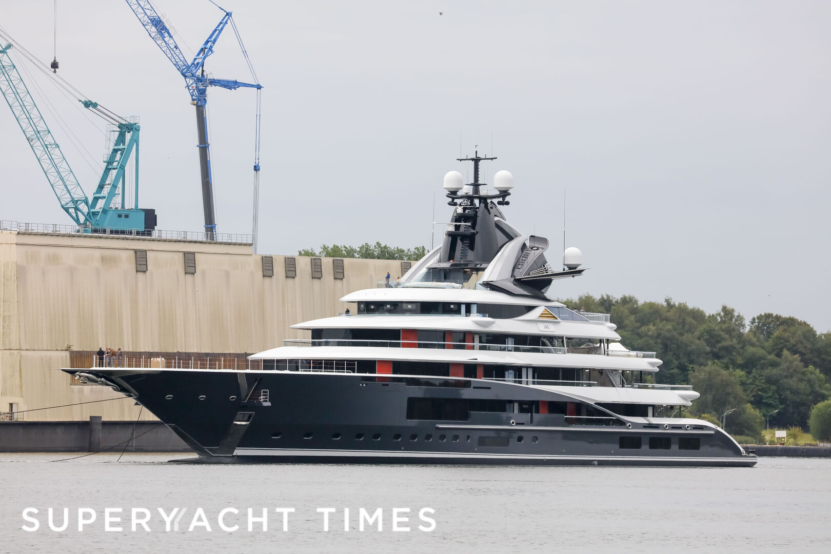 In pictures: 122m Lürssen superyacht Jag launched