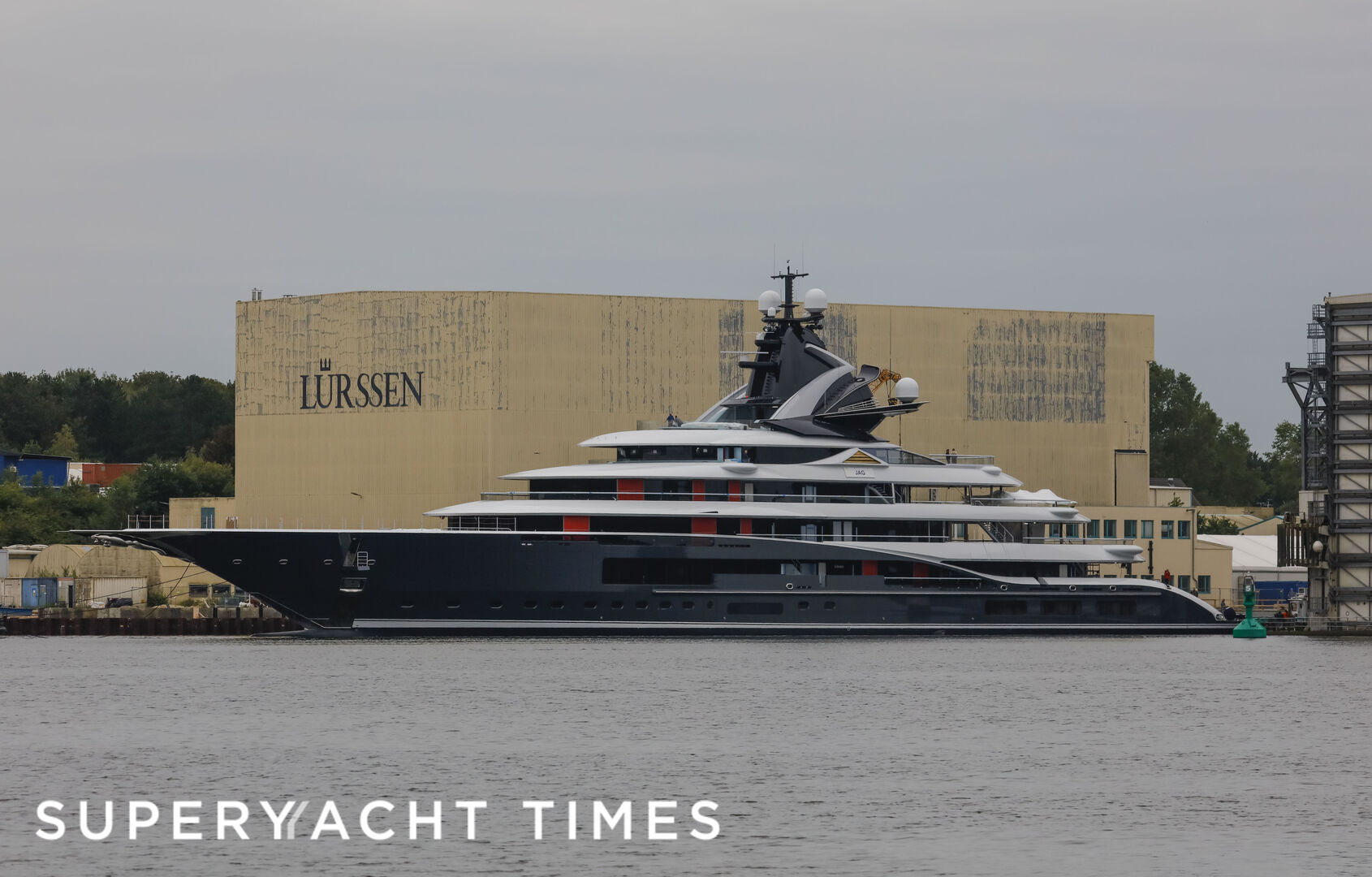 In pictures: 122m Lürssen superyacht Jag launched