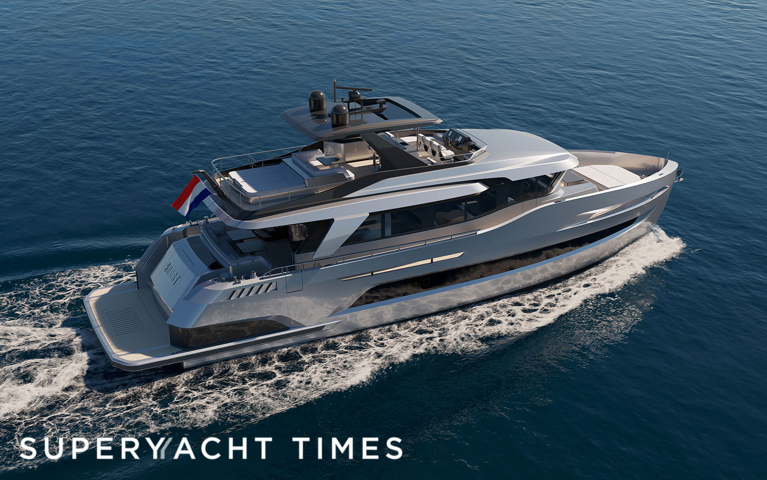 Video: First 24m Holterman Xtreme 78 Fly yacht Brute launched