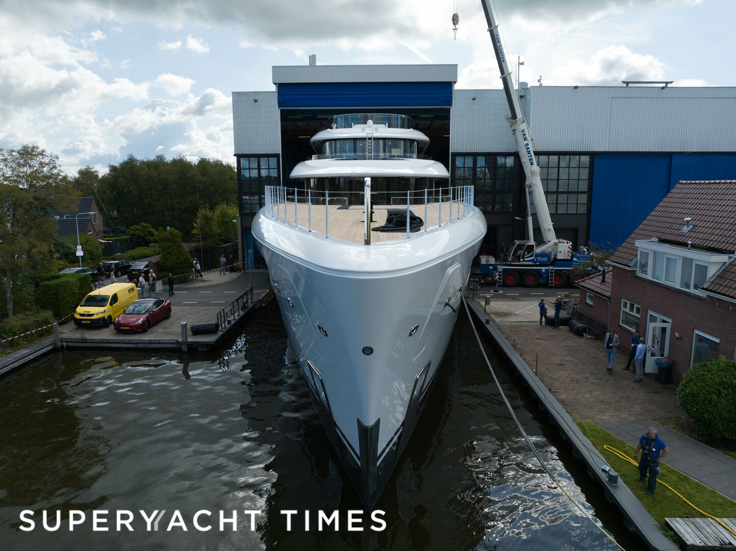 In Pictures: 76m Feadship 822 superyacht launched