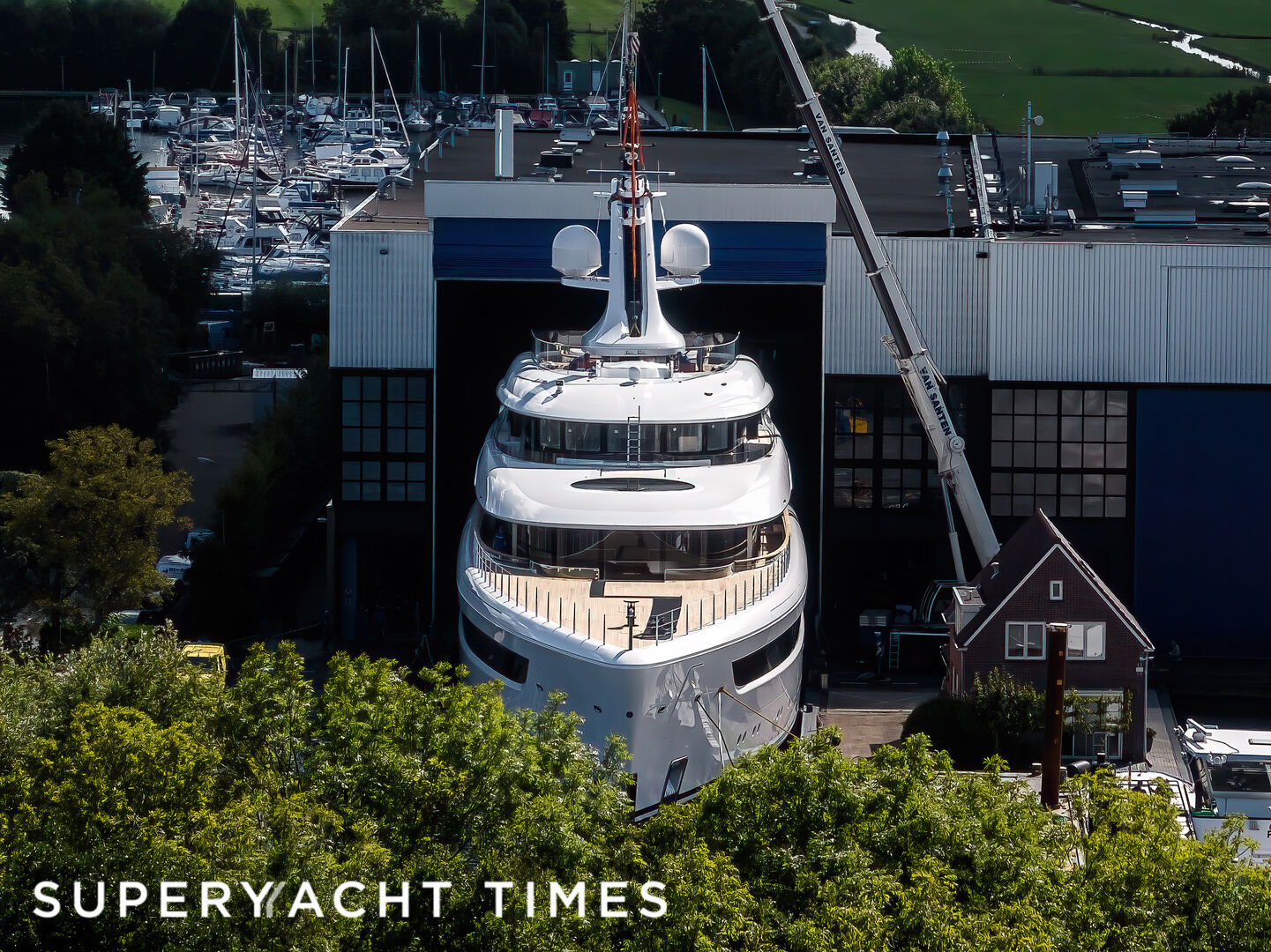 In Pictures: 76m Feadship 822 superyacht launched