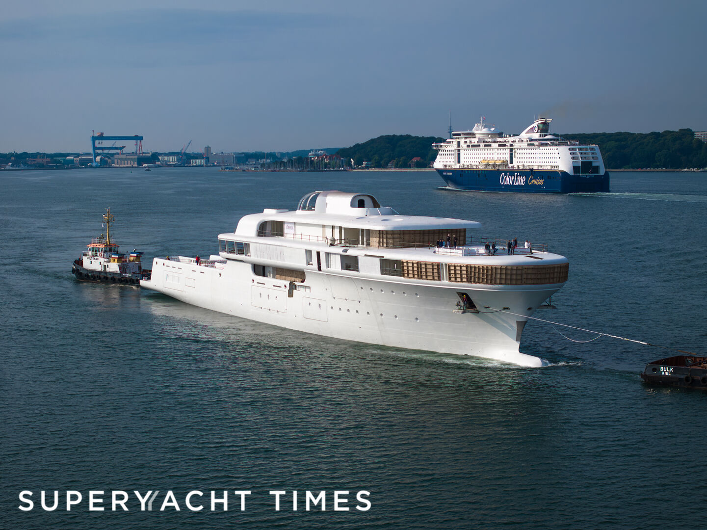 In pictures: Hull of Lürssen’s 114m fuel cell superyacht Cosmos