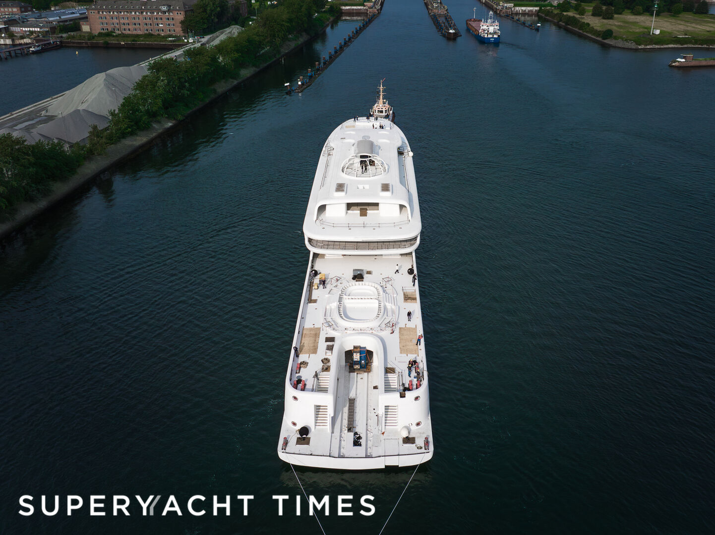 In pictures: Hull of Lürssen’s 114m fuel cell superyacht Cosmos