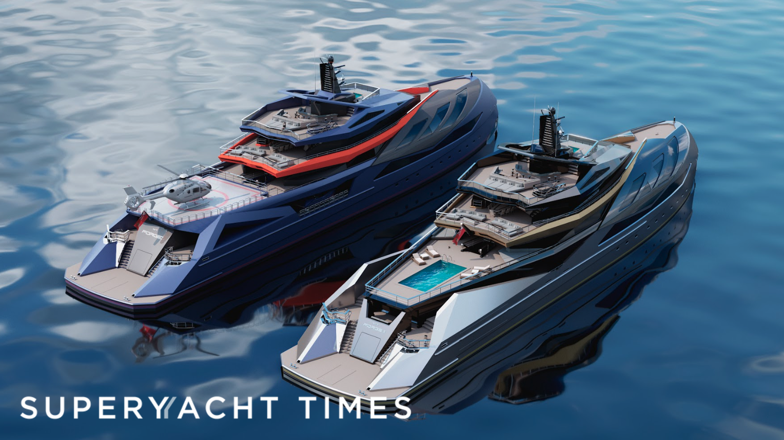 M51 Concepts unveils 82m Forge II and Forged superyacht concepts