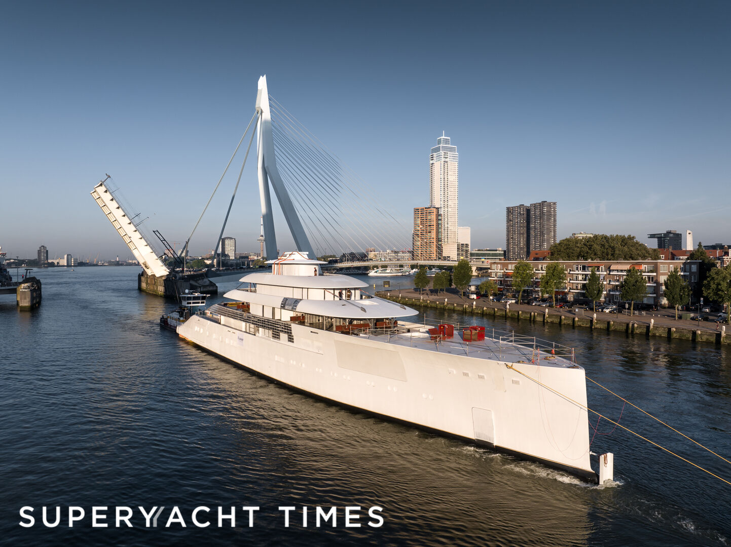 In pictures: 100m Feadship 824 superyacht prepares for outfitting